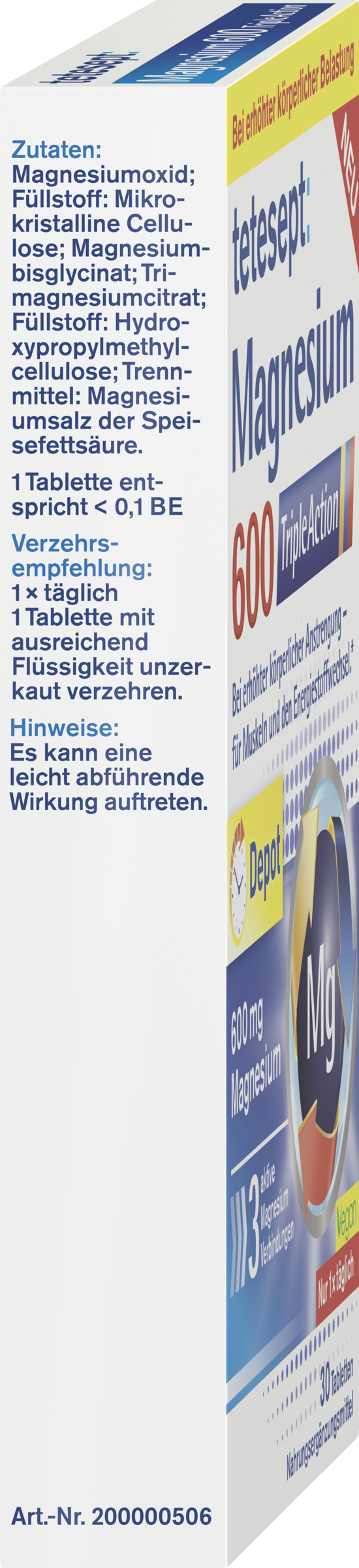 tetesept Magnesium 600 Triple Action Tabletten online kaufen | rossmann.de