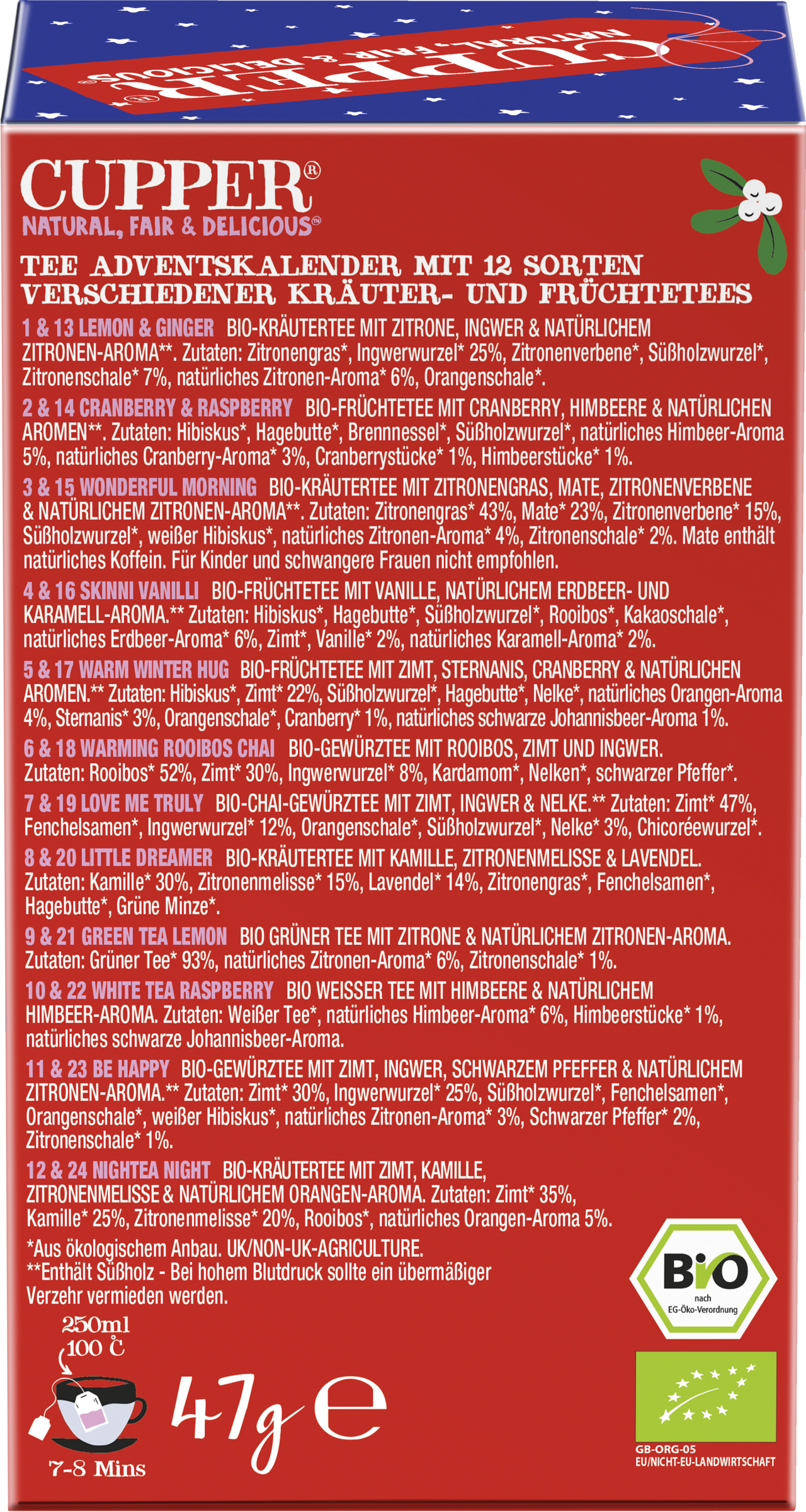 Cupper Bio Tee Adventskalender 2024 online kaufen | rossmann.de