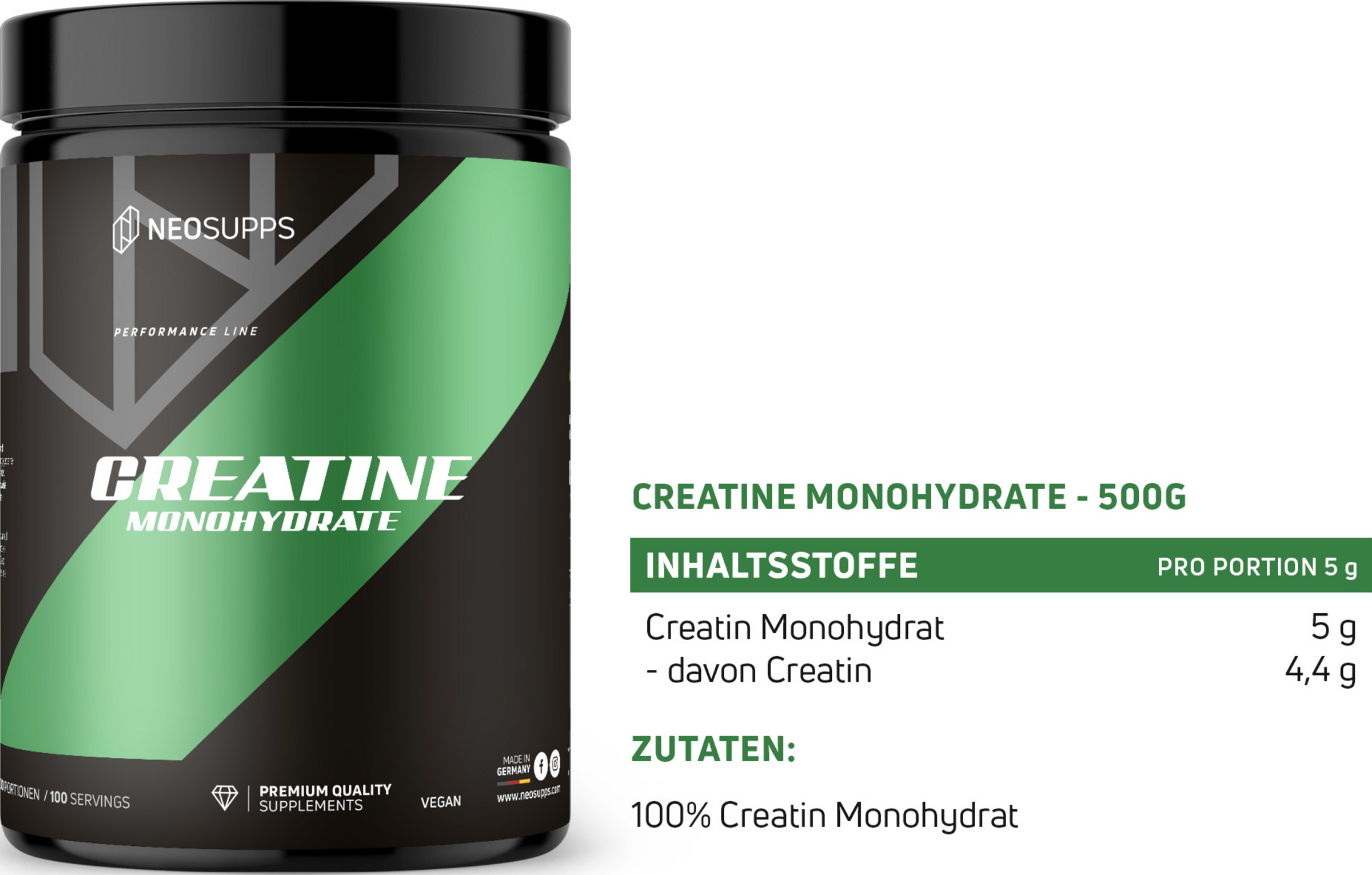 Neosupps Creatine Monohydrate groß online kaufen | rossmann.de