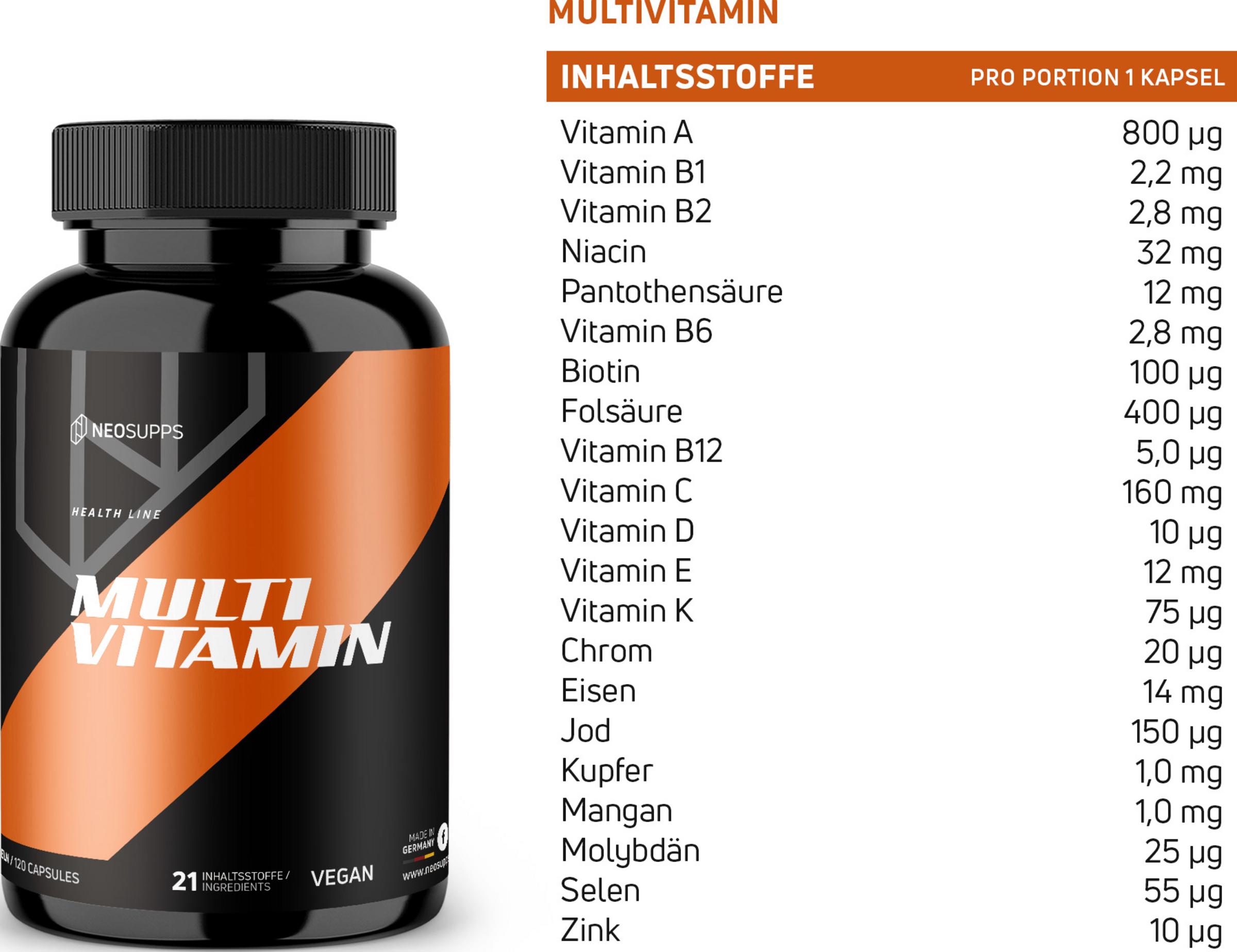 Neosupps Multivitamin Kapseln online kaufen | rossmann.de