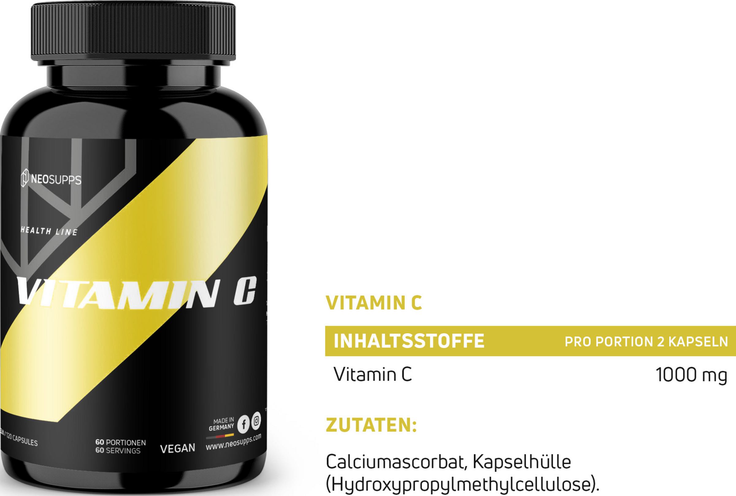 Neosupps Vitamin C Kapseln online kaufen | rossmann.de