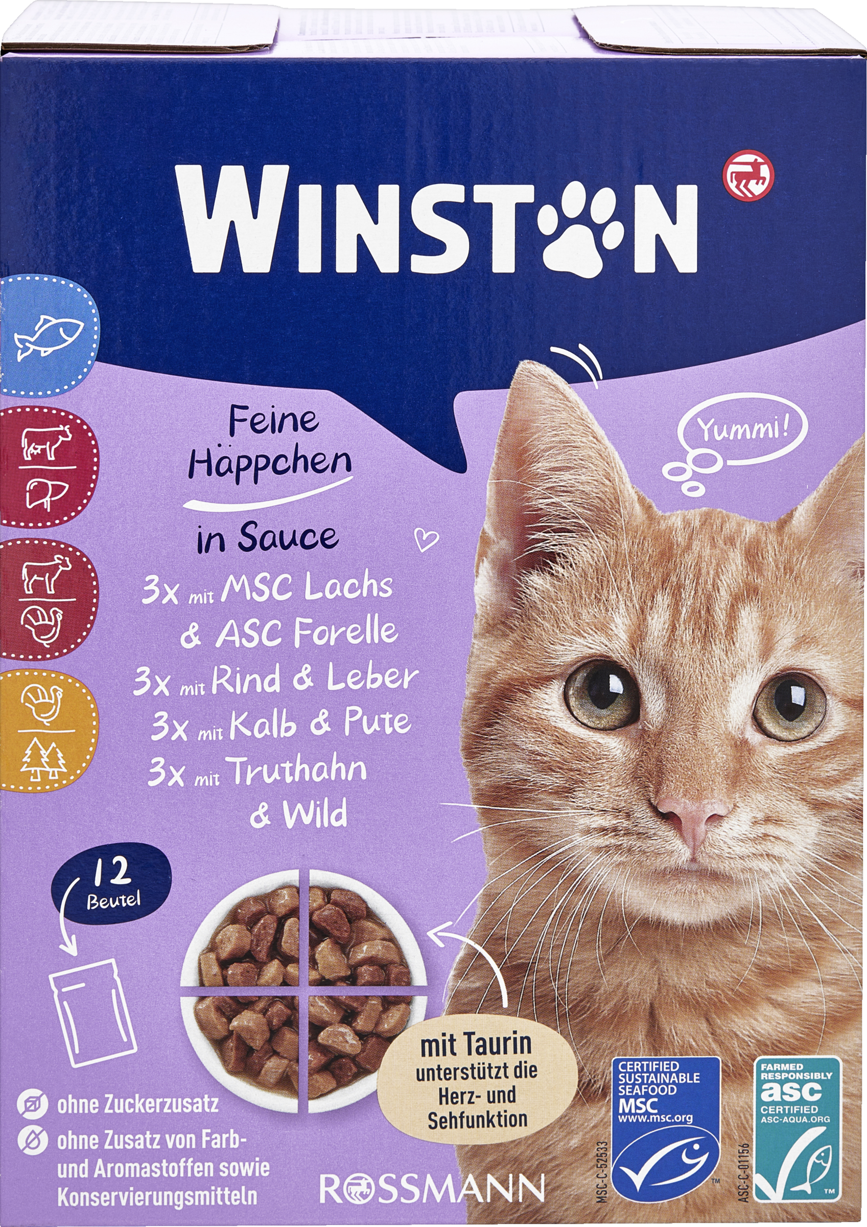 Winston Feine Häppchen in Sauce Multipack online kaufen | rossmann.de