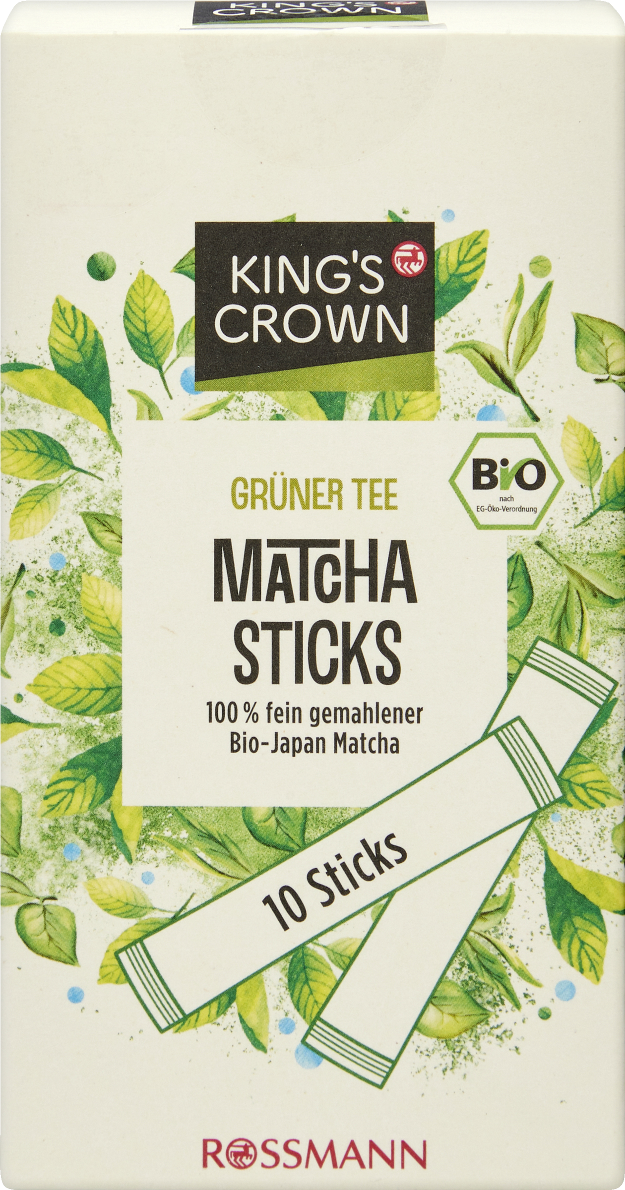 KING'S CROWN Bio Matcha Pulver Sticks online kaufen | rossmann.de