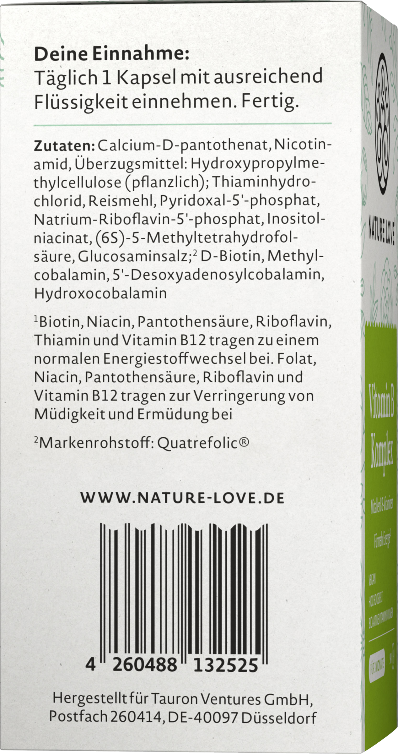 Nature Love Vitamin B Komplex Kapseln online kaufen | rossmann.de