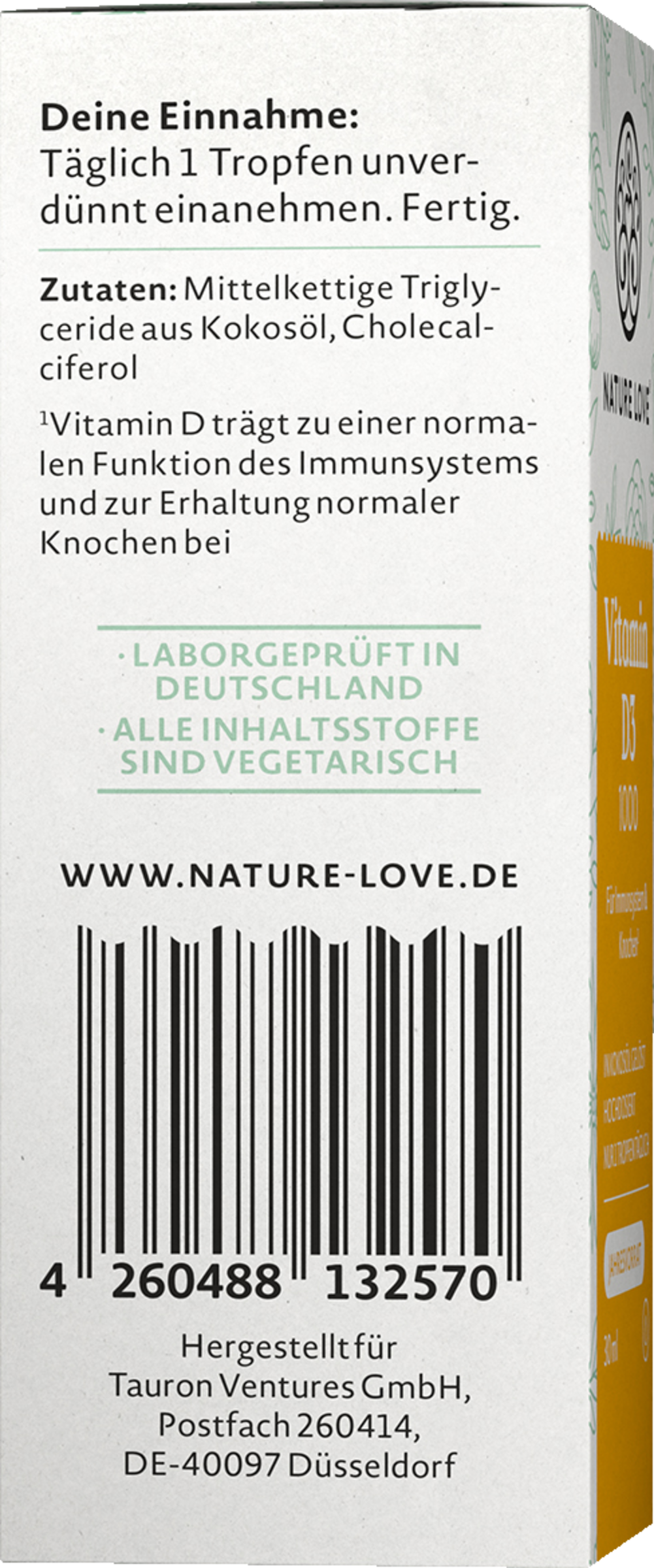 Nature Love Vitamin D3 Tropfen online kaufen | rossmann.de