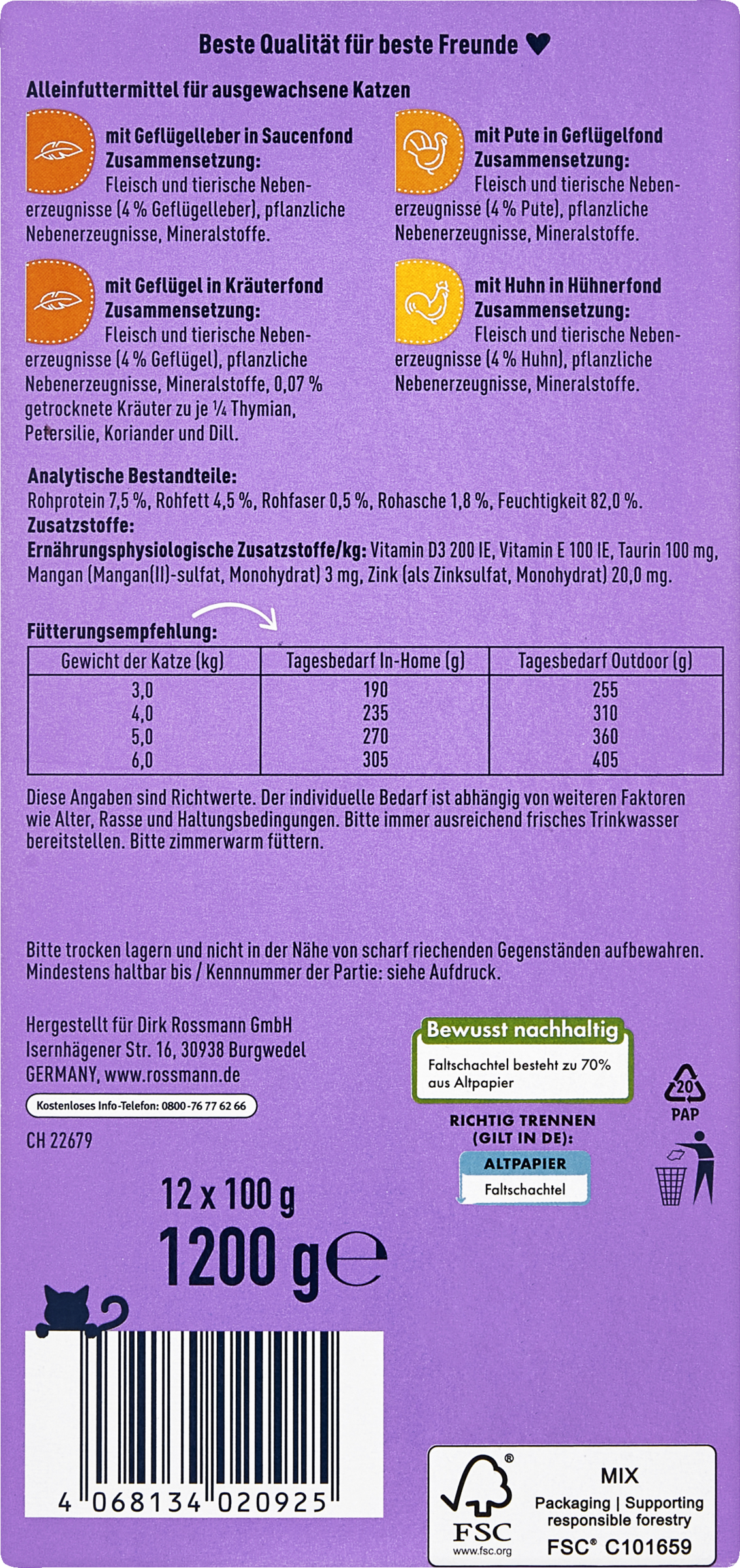 Winston Feine Häppchen in Sauce Multipack online kaufen | rossmann.de