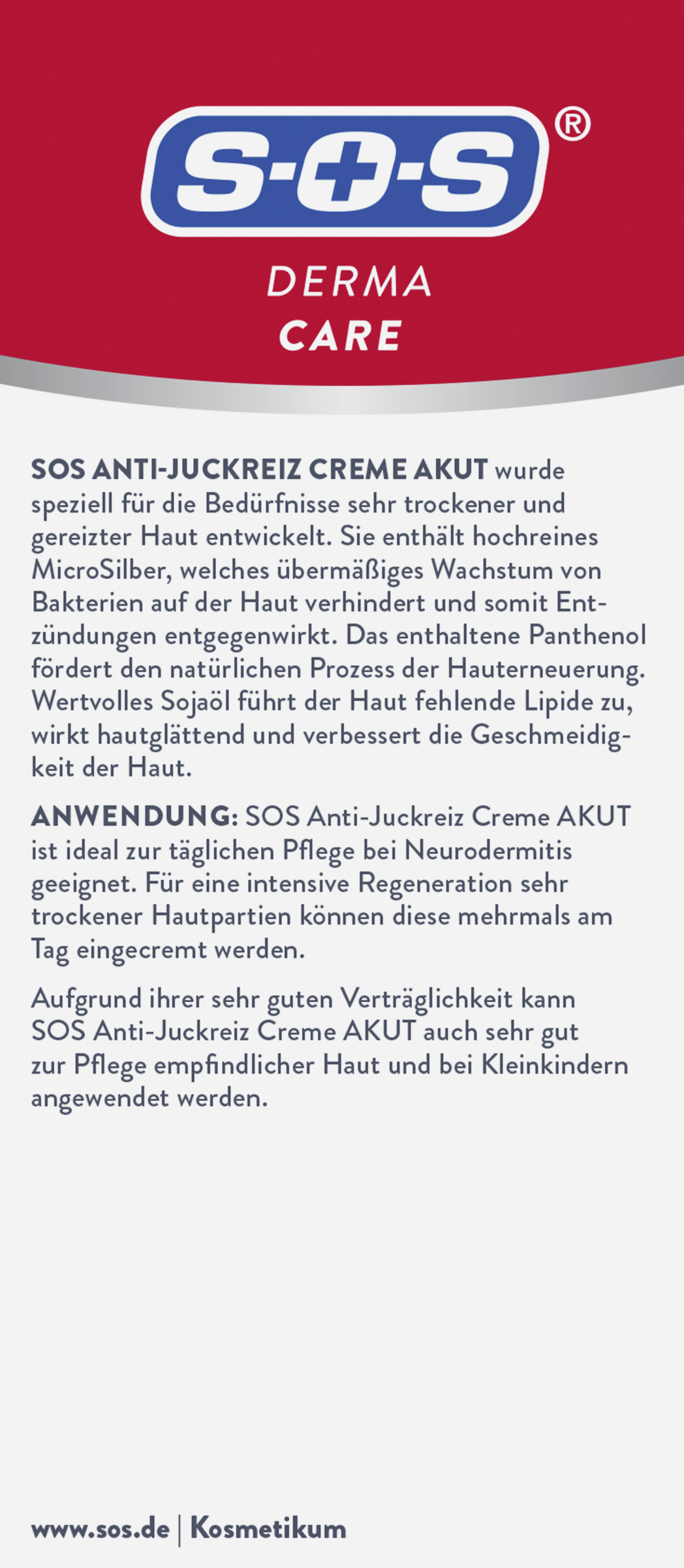 SOS Derma Care Anti-Juckreiz Creme AKUT online kaufen | rossmann.de