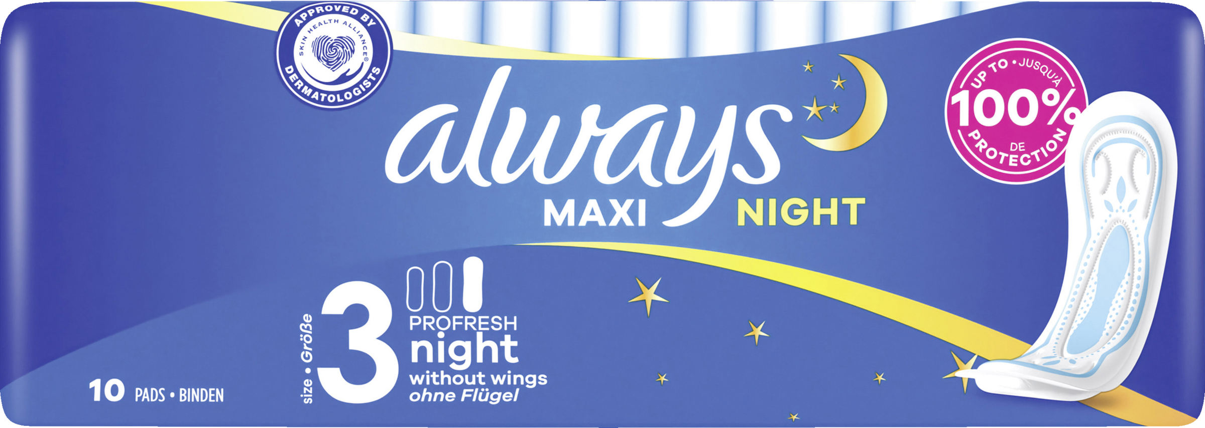 Always maxi night PROFRESH night Binden ohne Flügel online kaufen ...