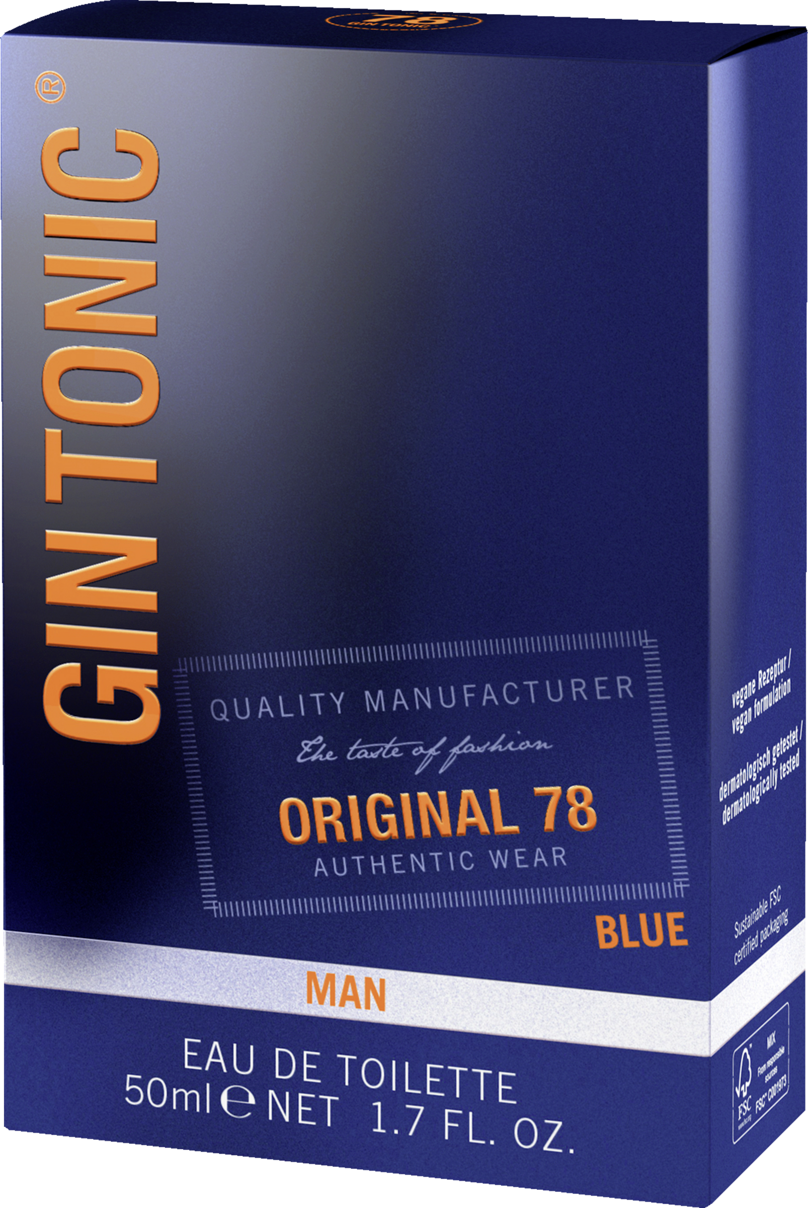 Gin Tonic Man Original 78 Blue, EdT 50 ml online kaufen | rossmann.de