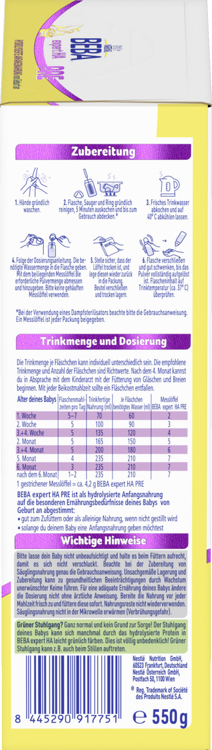 BEBA Expert HA PRE Säuglingsanfangsnahrung von Geburt an online kaufen | rossmann.de