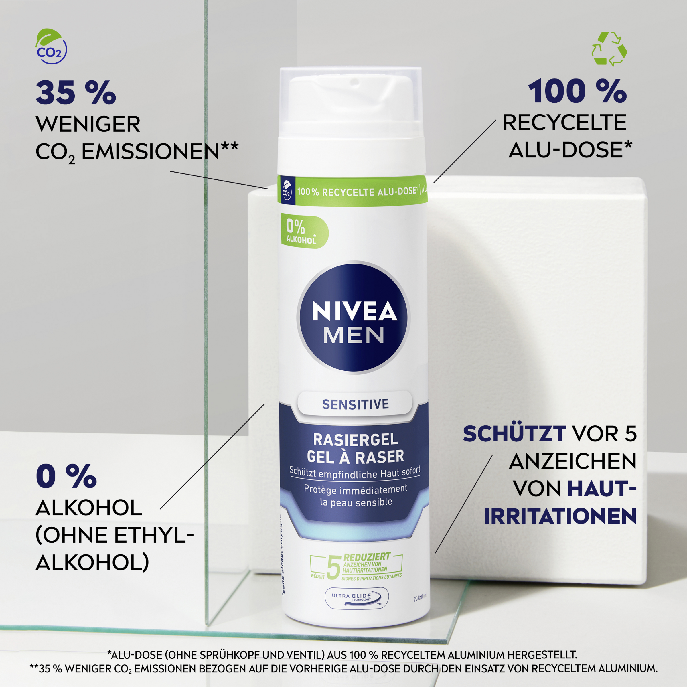 NIVEA MEN Sensitive Rasiergel online kaufen | rossmann.de