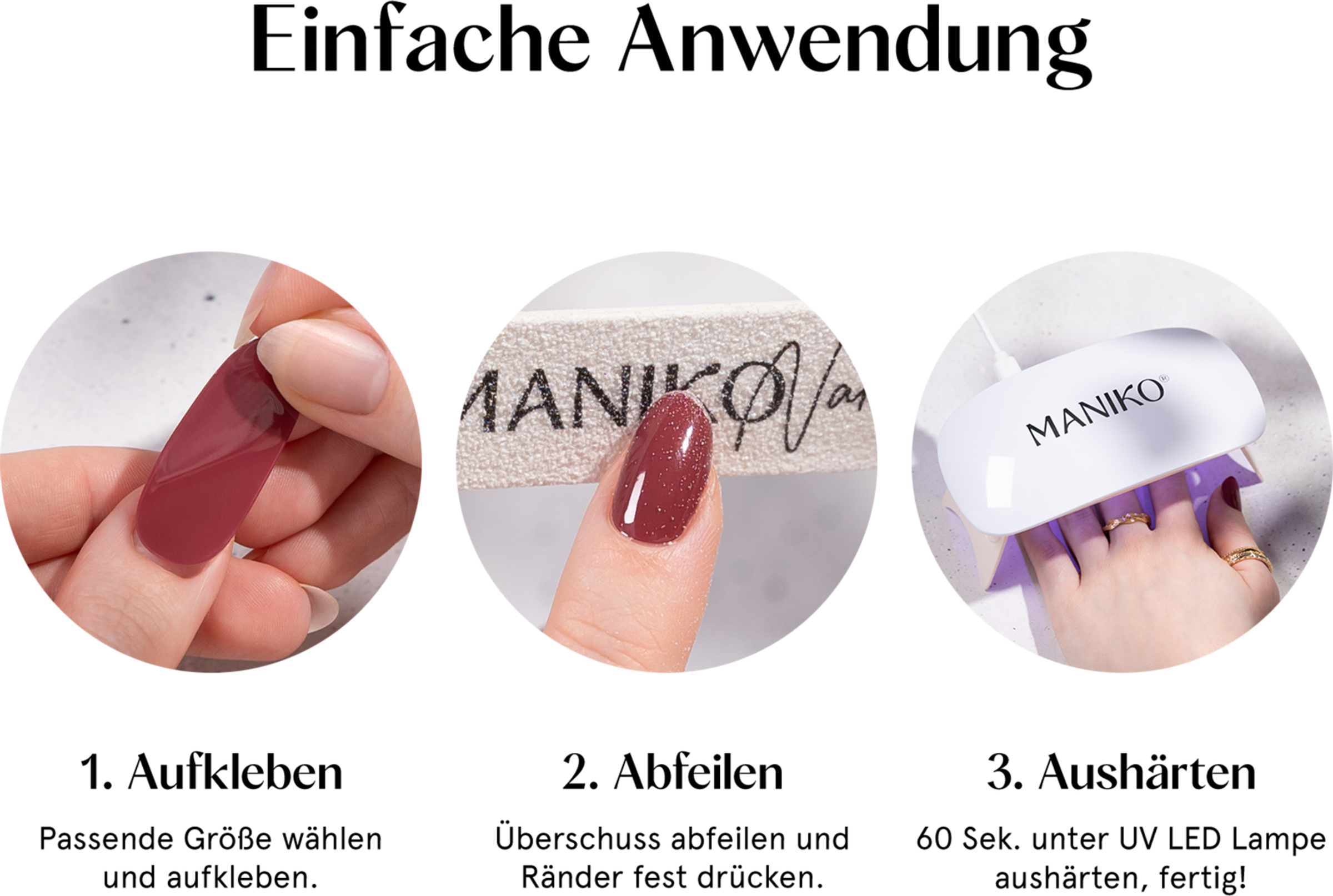 MANIKO UV Gel Strip Raspberry online kaufen | rossmann.de