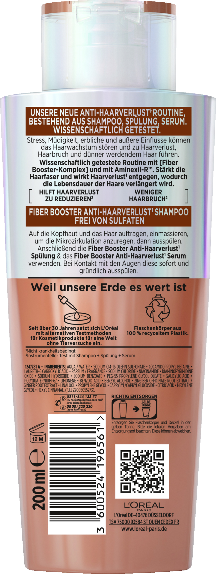 L’Oréal Paris Elvital Fiber Booster Anti-Haarverlust Shampoo online ...