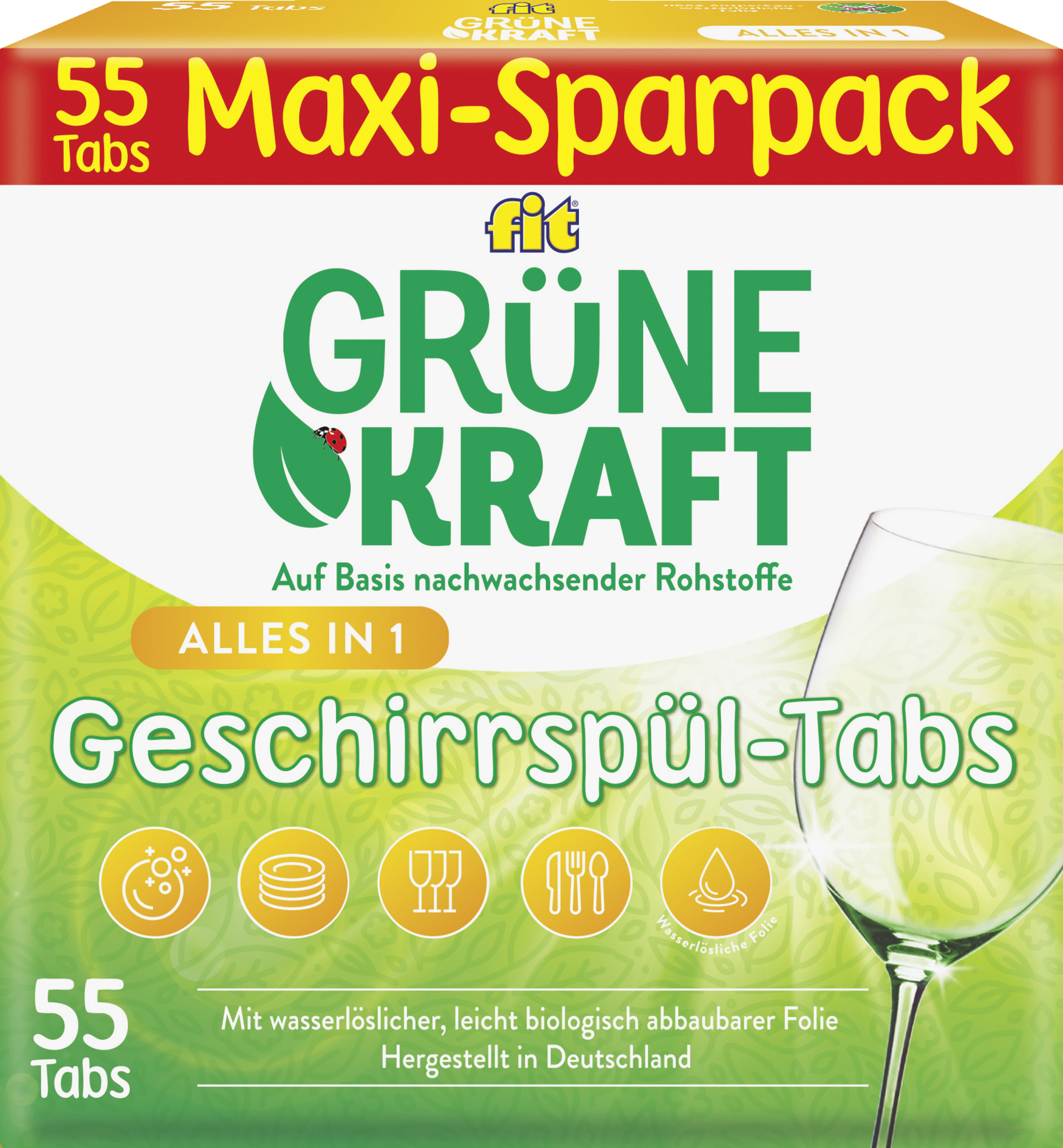 fit Grüne Kraft Alles-in-1 Tabs Maxi-Sparpack online kaufen | rossmann.de