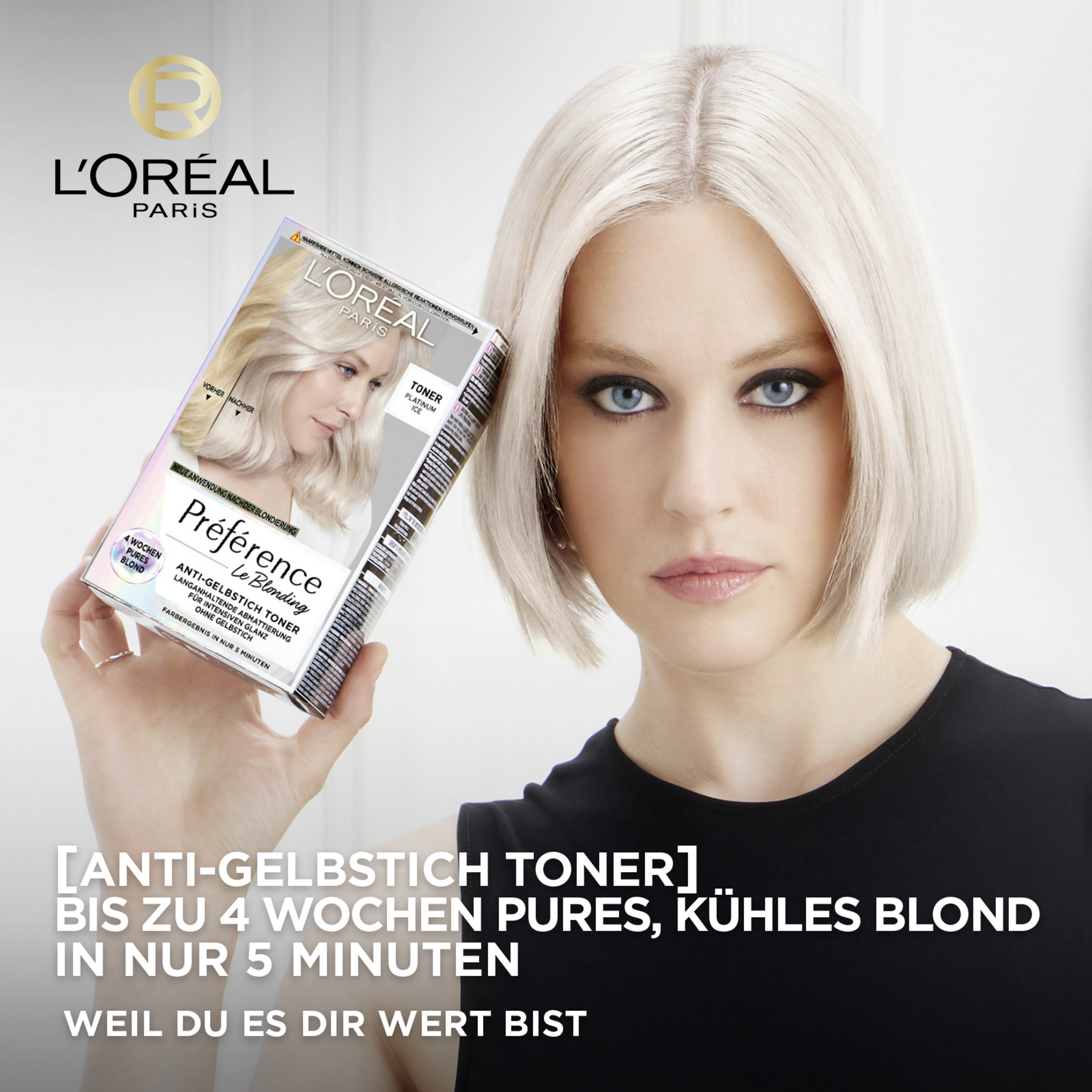 L’Oréal Paris Préférence Le Blonding Toner 01 Platinum Ice online ...