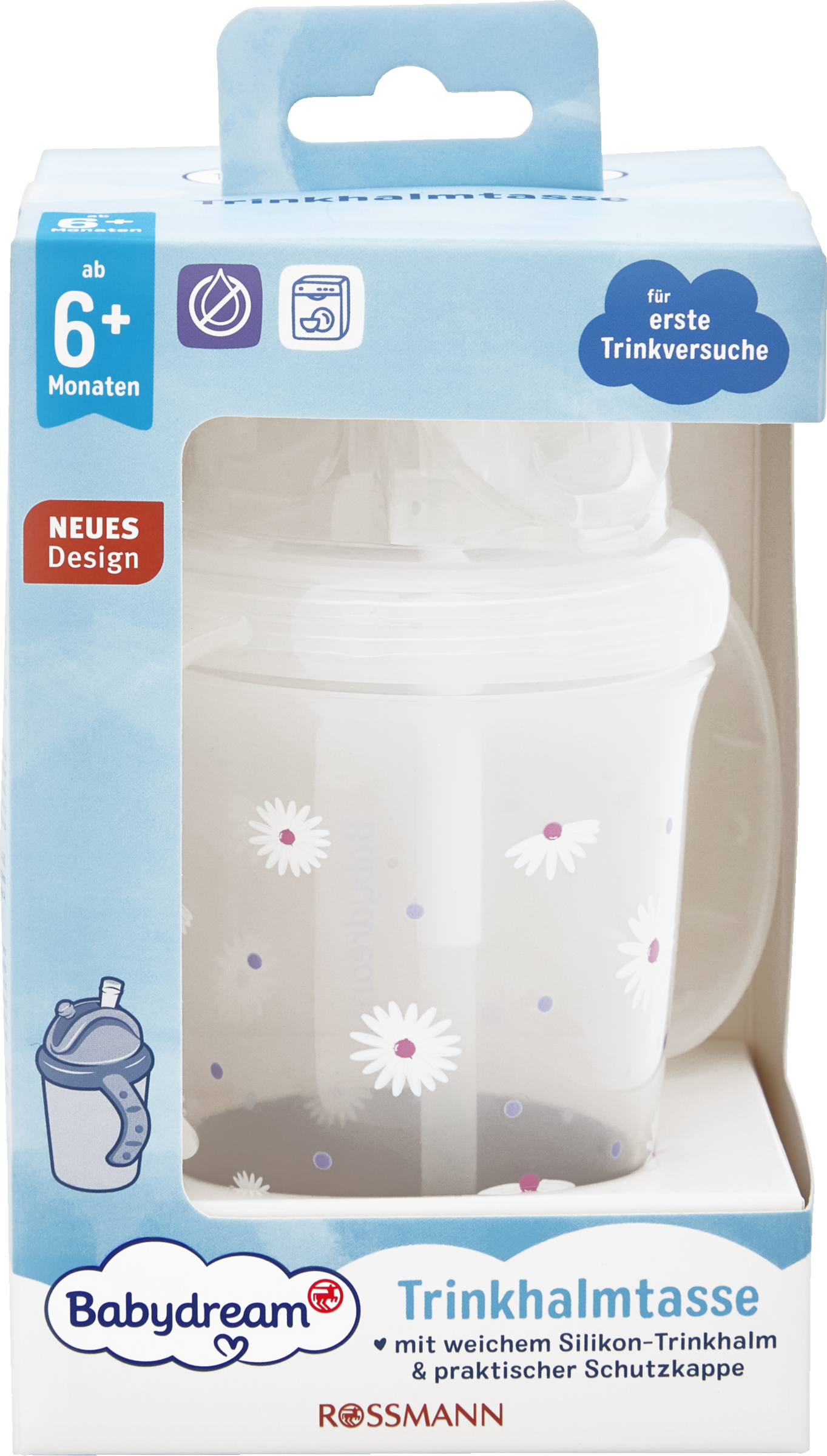 Babydream Trinkhalmtasse 240ml / ab 6 Monaten / Blumen online kaufen | rossmann.de