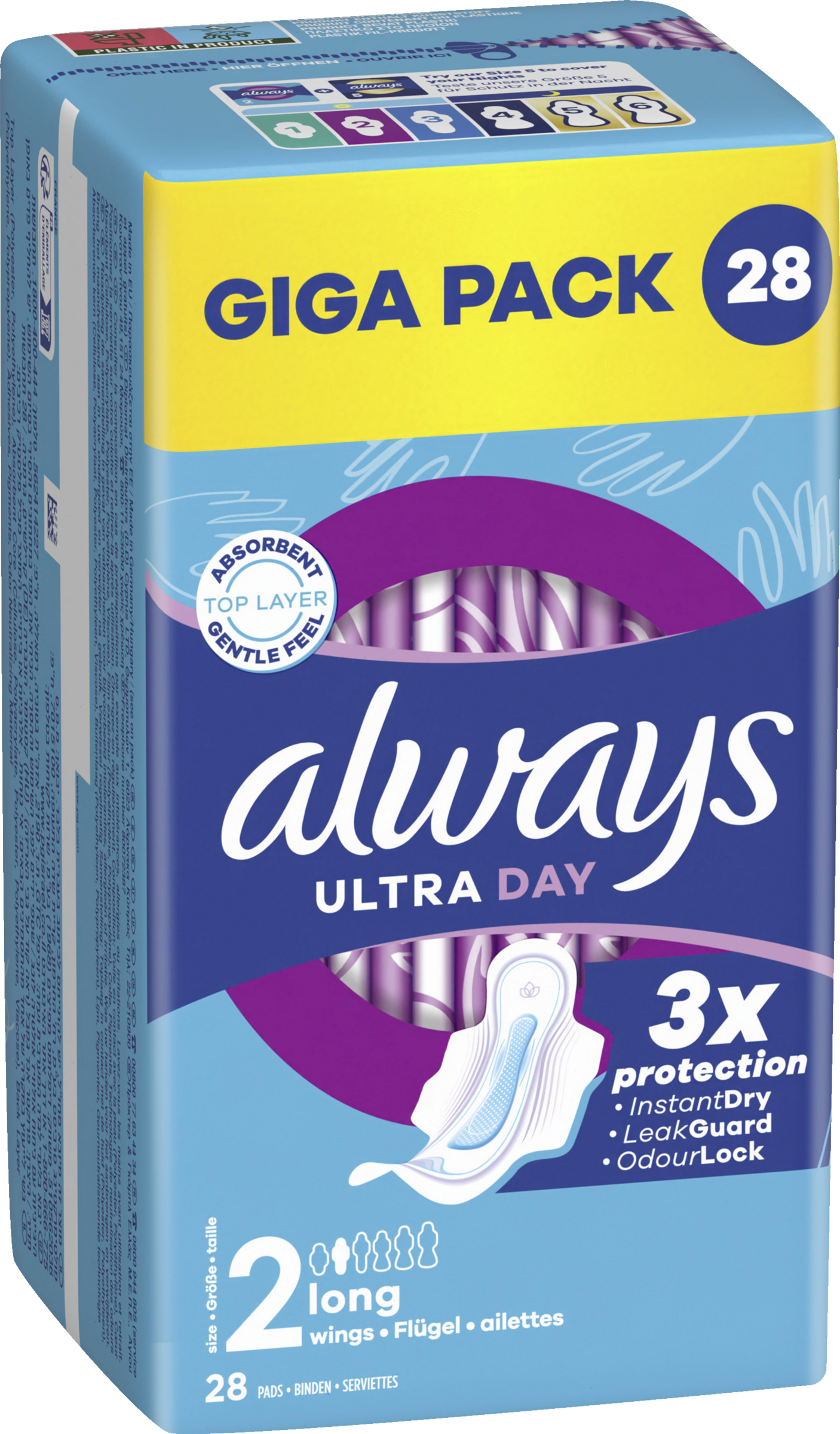 Always Ultra Day Long Binden mit Flügeln Gigapack online kaufen ...