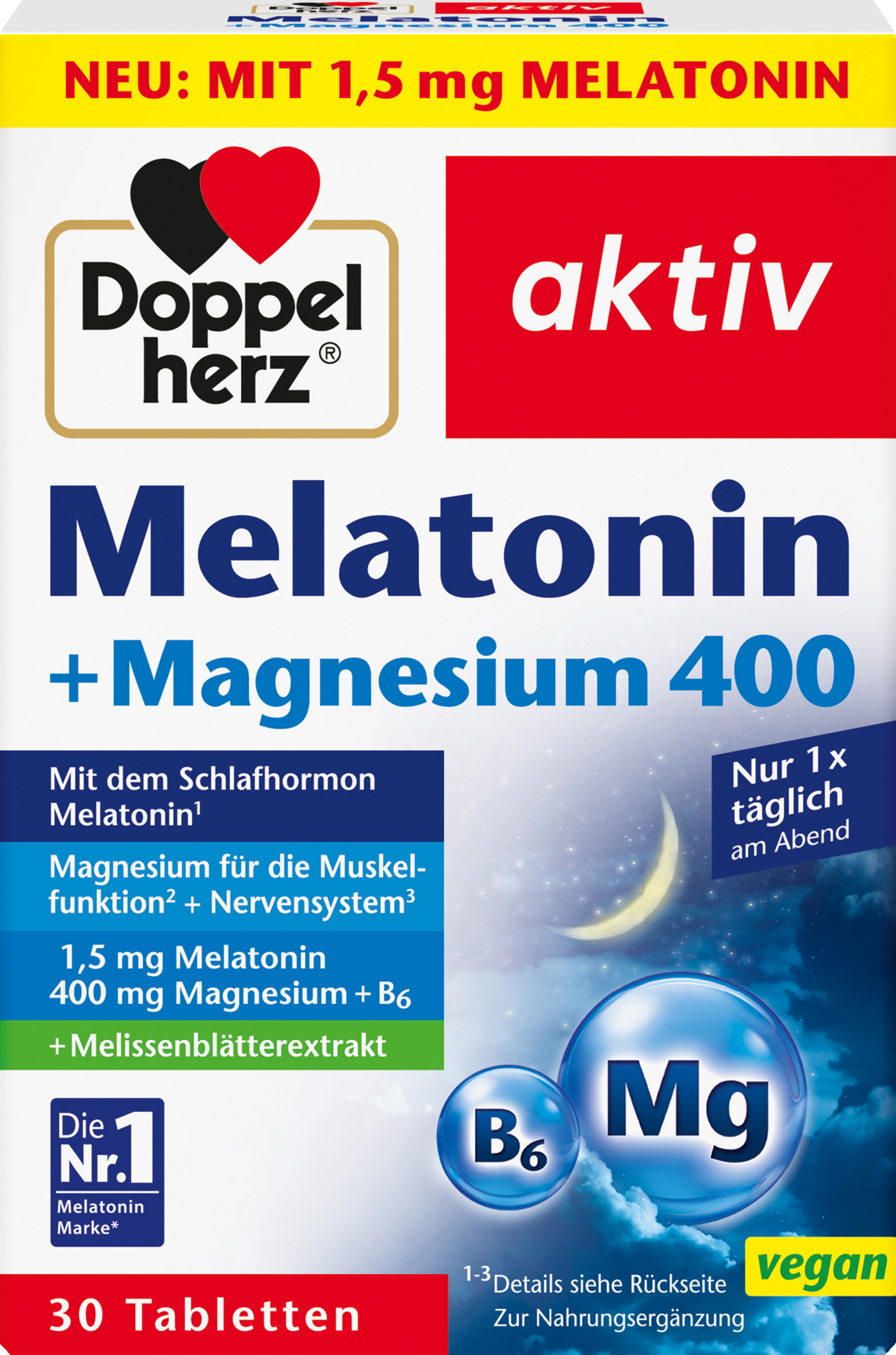 Doppelherz Melatonin & Magnesium 400 Tabletten online kaufen | rossmann.de