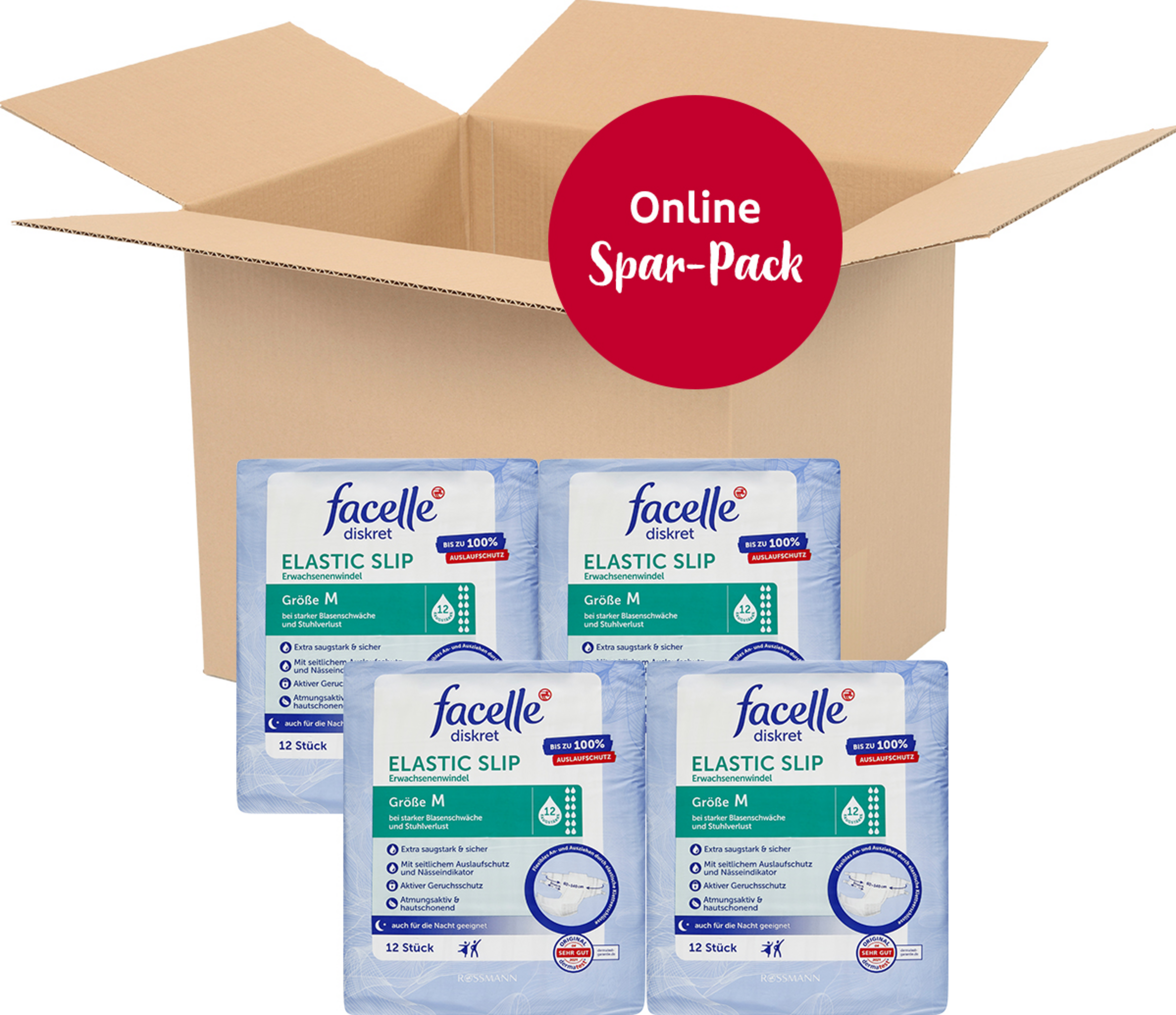 facelle diskret Vorteilspack Elastic Slip Gr. M online kaufen | rossmann.de