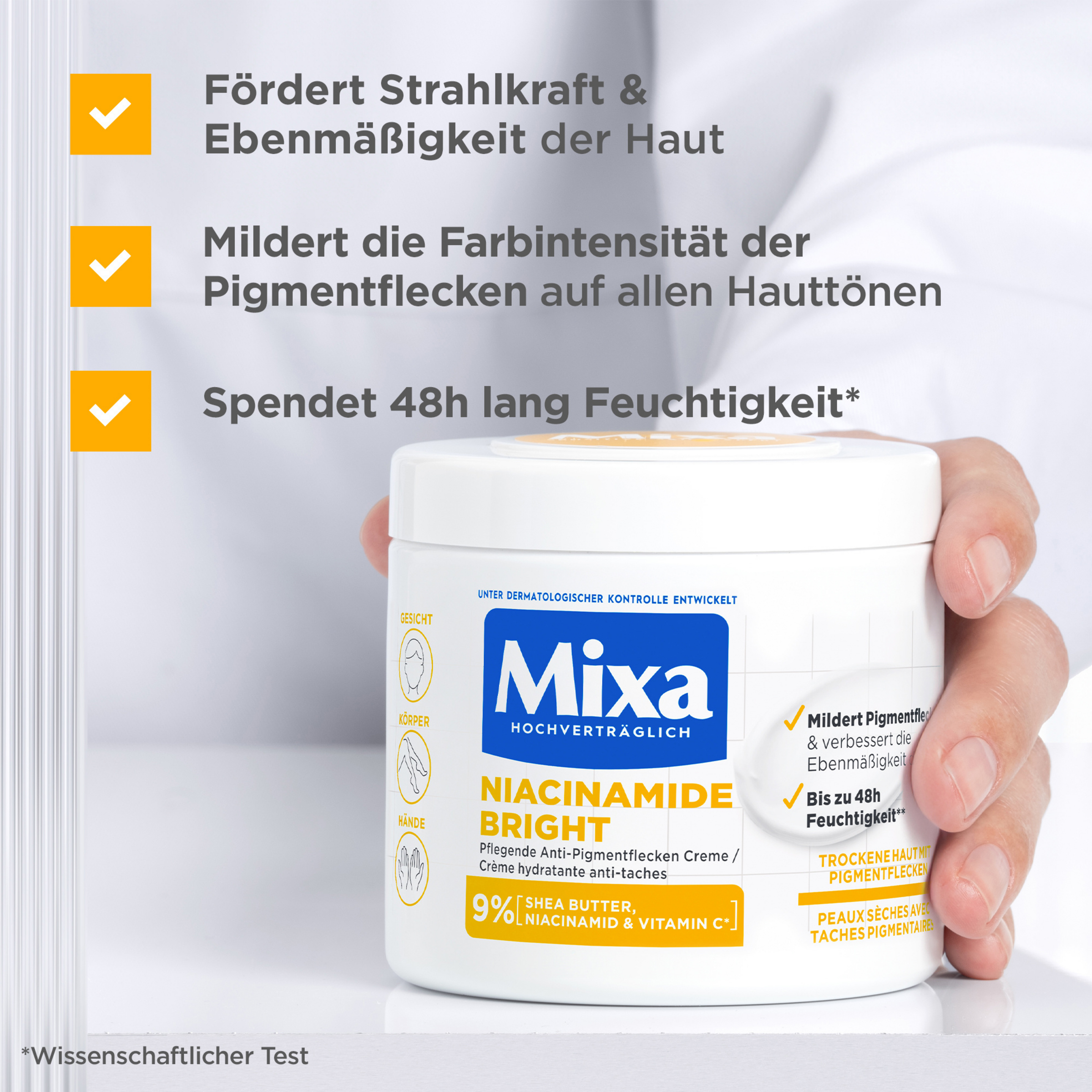 Mixa Niacinamide Bright Pflegende Anti-Pigmentflecken Creme online ...