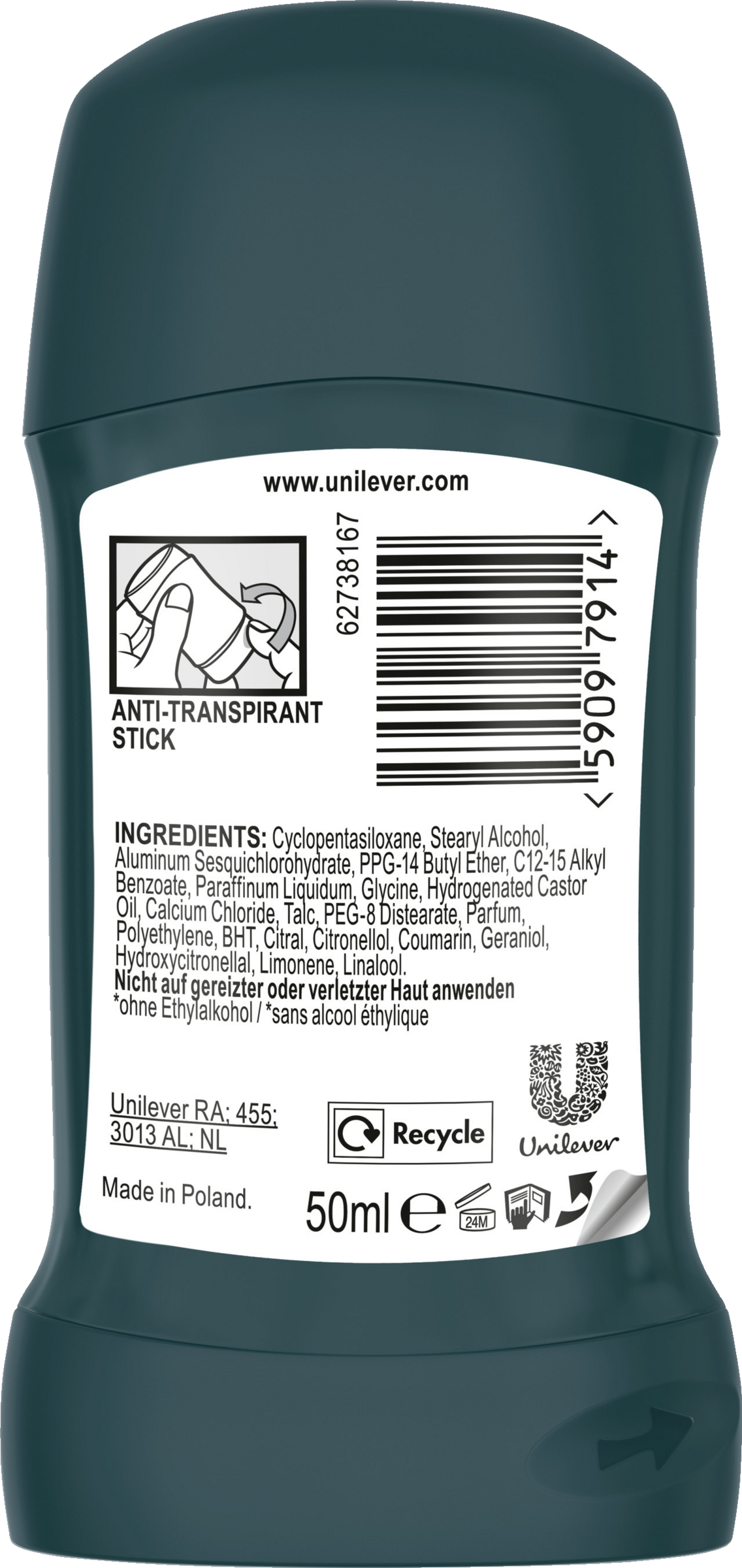 Rexona Men Nonstop Protection Anti-Transpirant Deostick Cobalt Dry ...