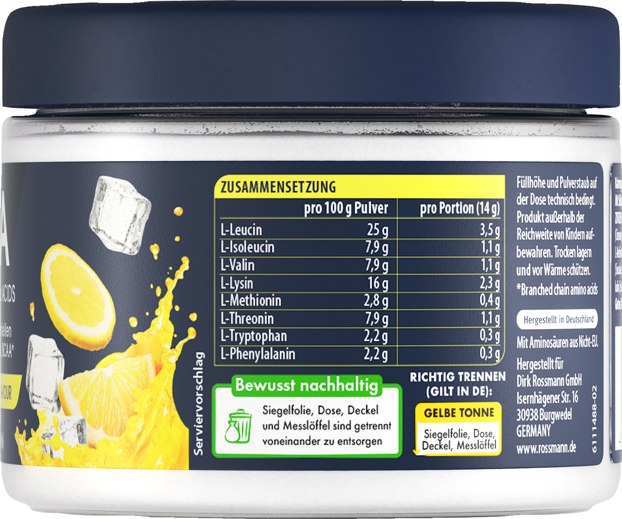 WellMix EAA Ice Tea Lemon Flavour online kaufen | rossmann.de
