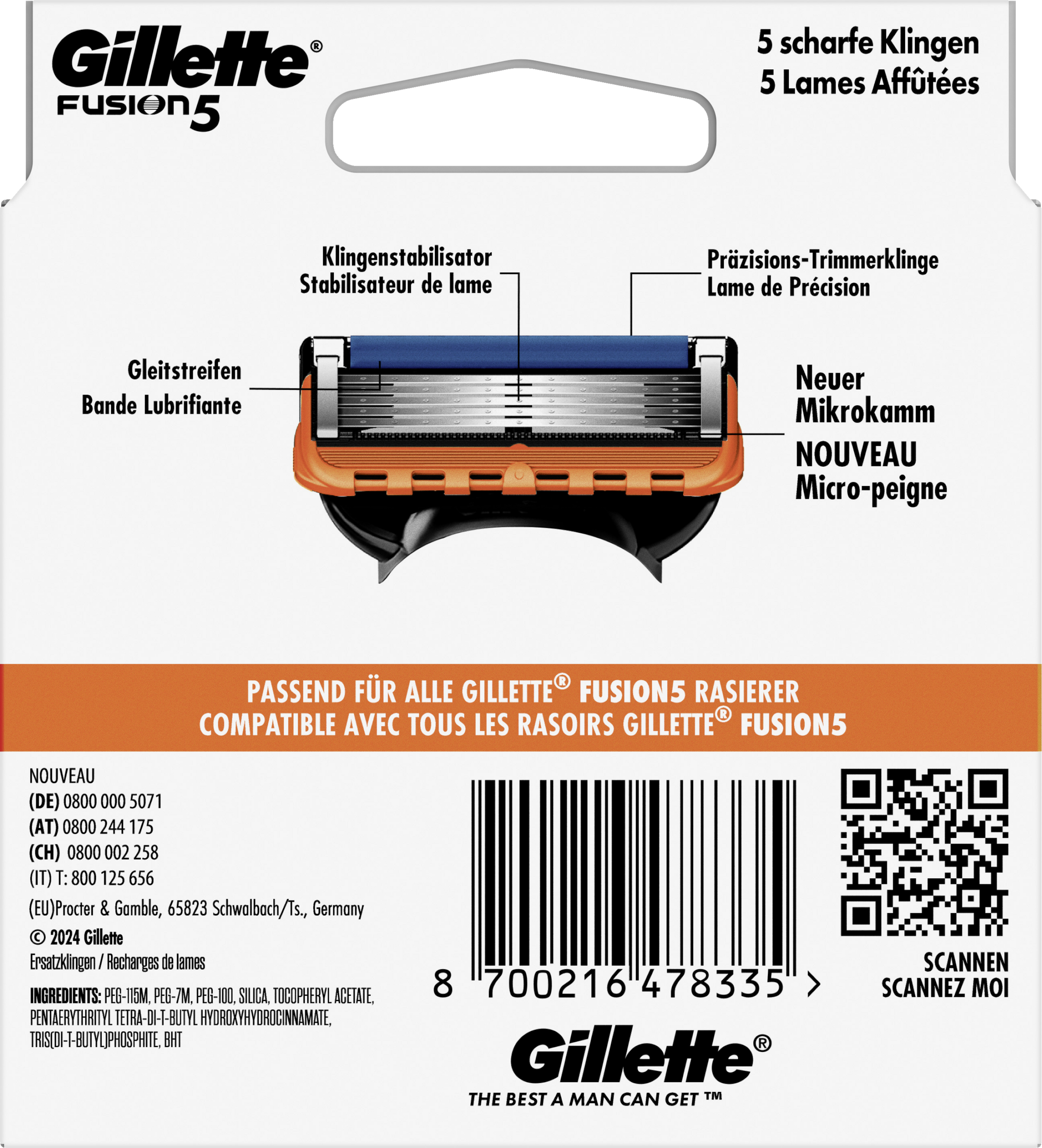 Gillette Fusion5 Rasierklingen online kaufen | rossmann.de