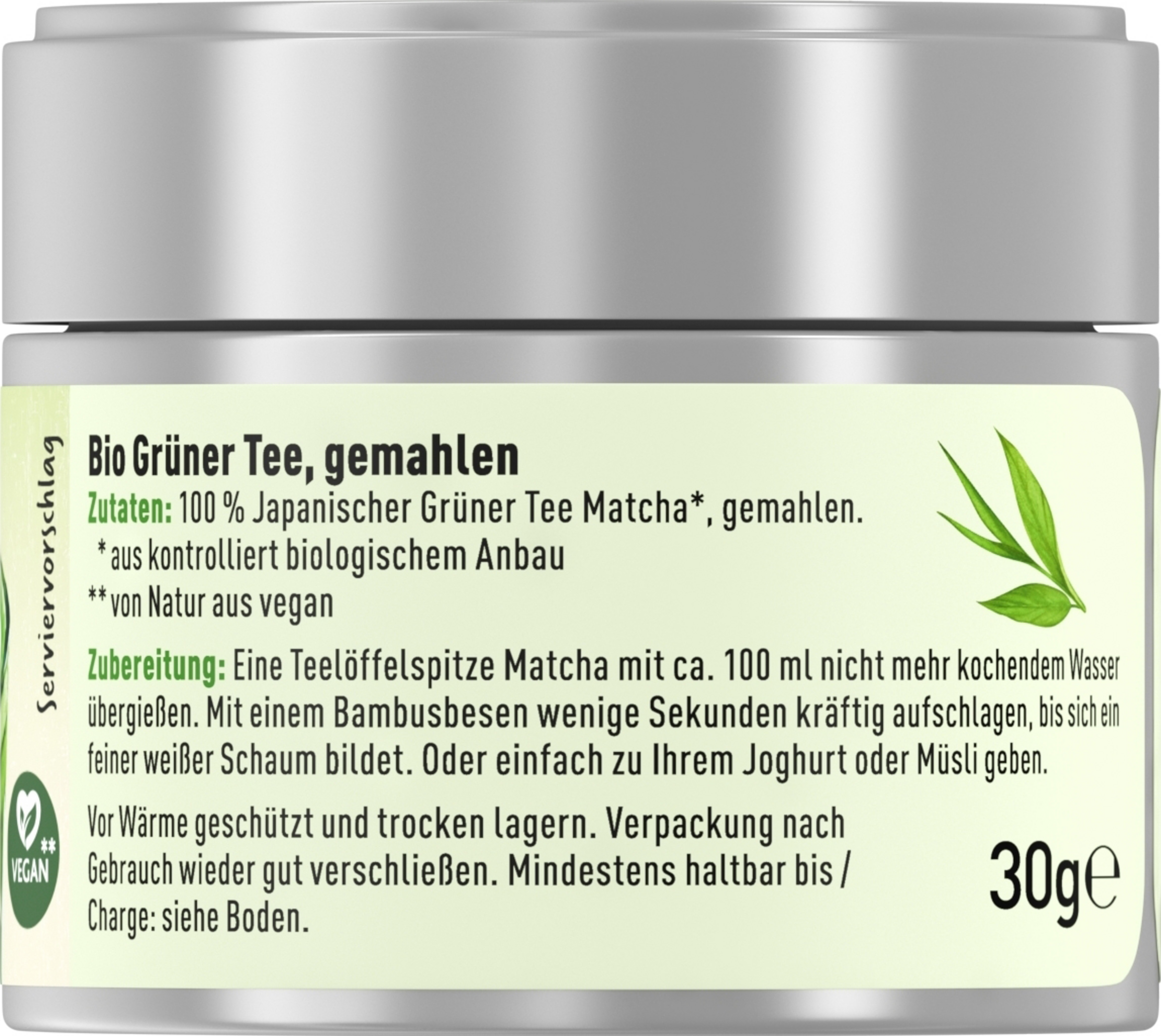 enerBiO Matcha Pulver Grüner Tee online kaufen | rossmann.de