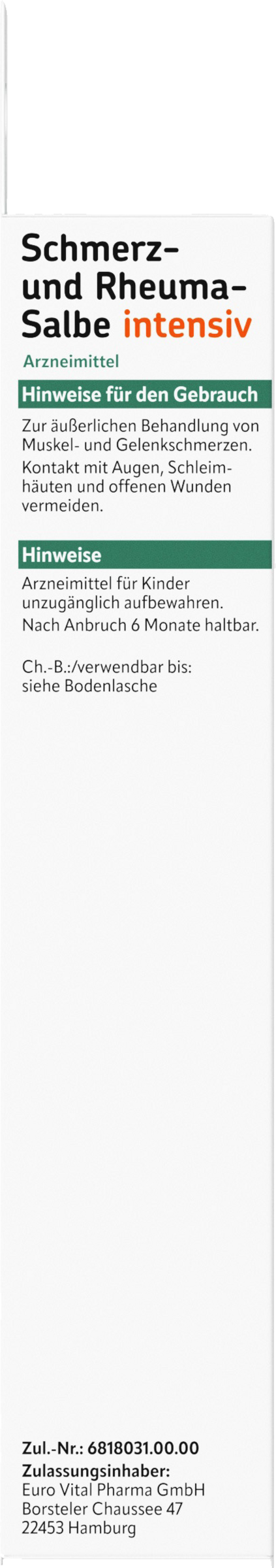 altapharma altapharma Schmerz- und Rheuma-Salbe intensiv 100 ml ...