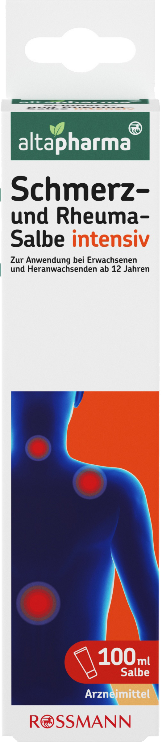 altapharma altapharma Schmerz- und Rheuma-Salbe intensiv 100 ml ...
