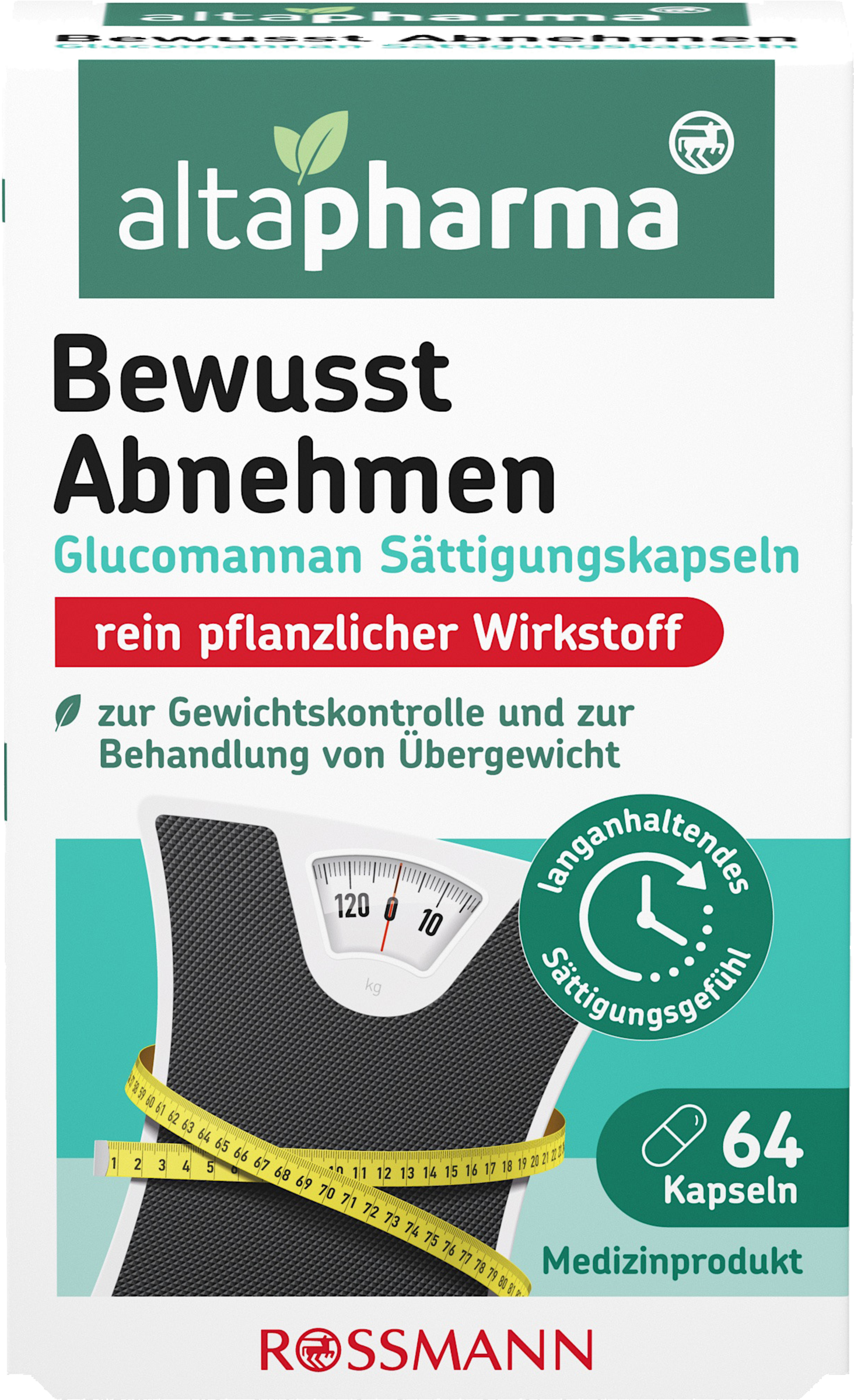 altapharma Glucomannan Sättigungskapseln Bewusst Abnehmen online kaufen ...