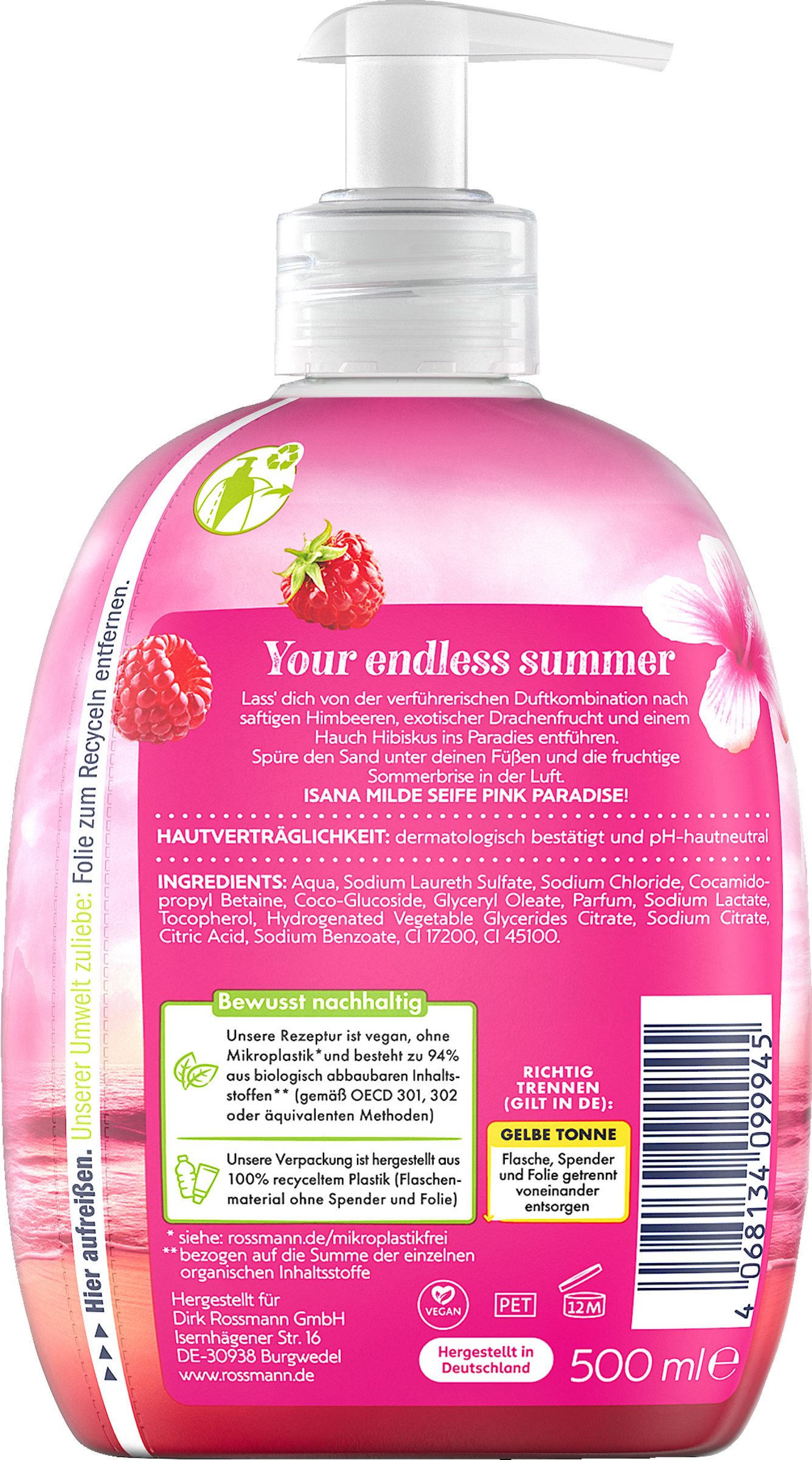 ISANA Creme Seife Pink Paradise online kaufen | rossmann.de