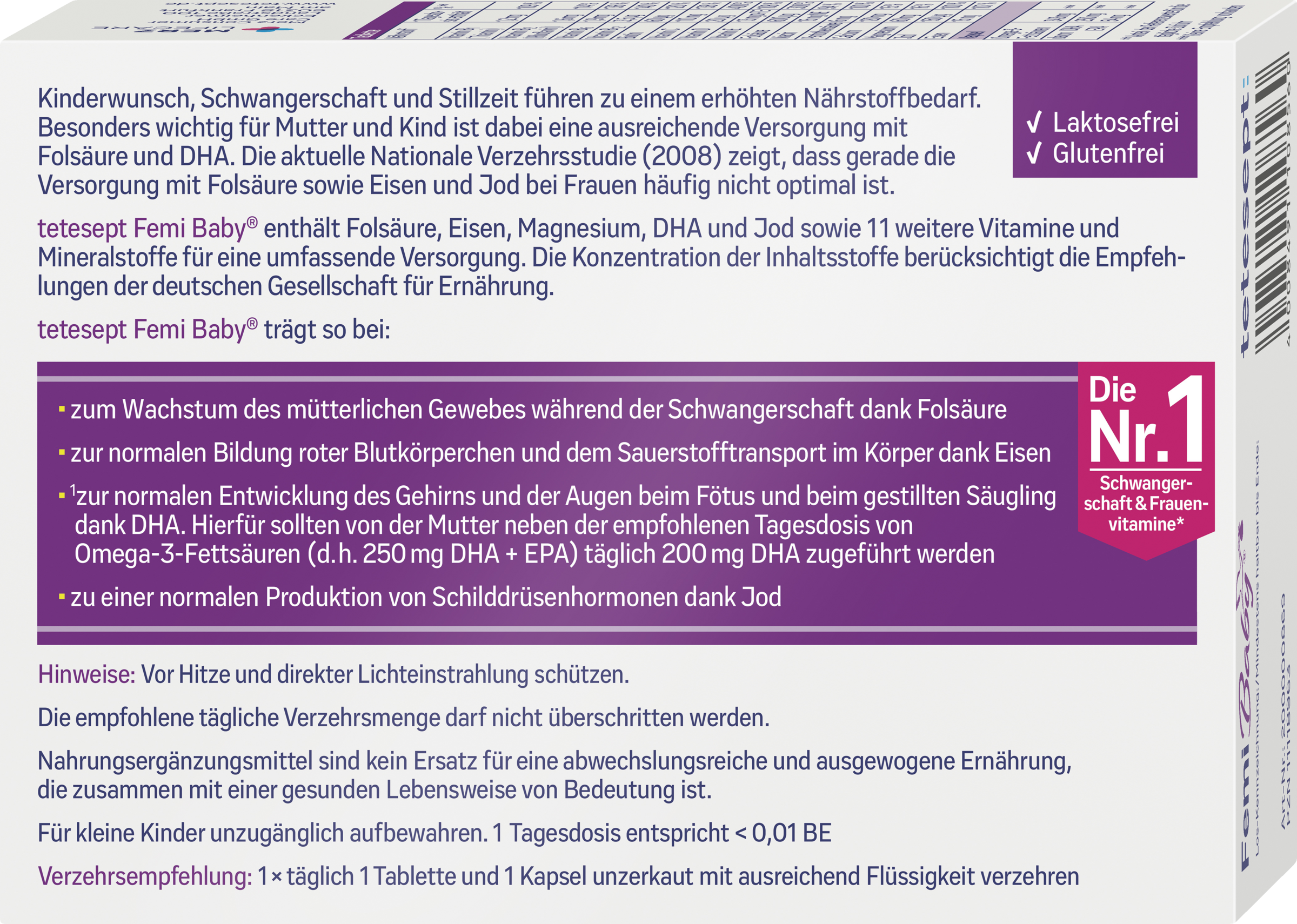 tetesept Femi Baby Kapseln und Tabletten online kaufen | rossmann.de