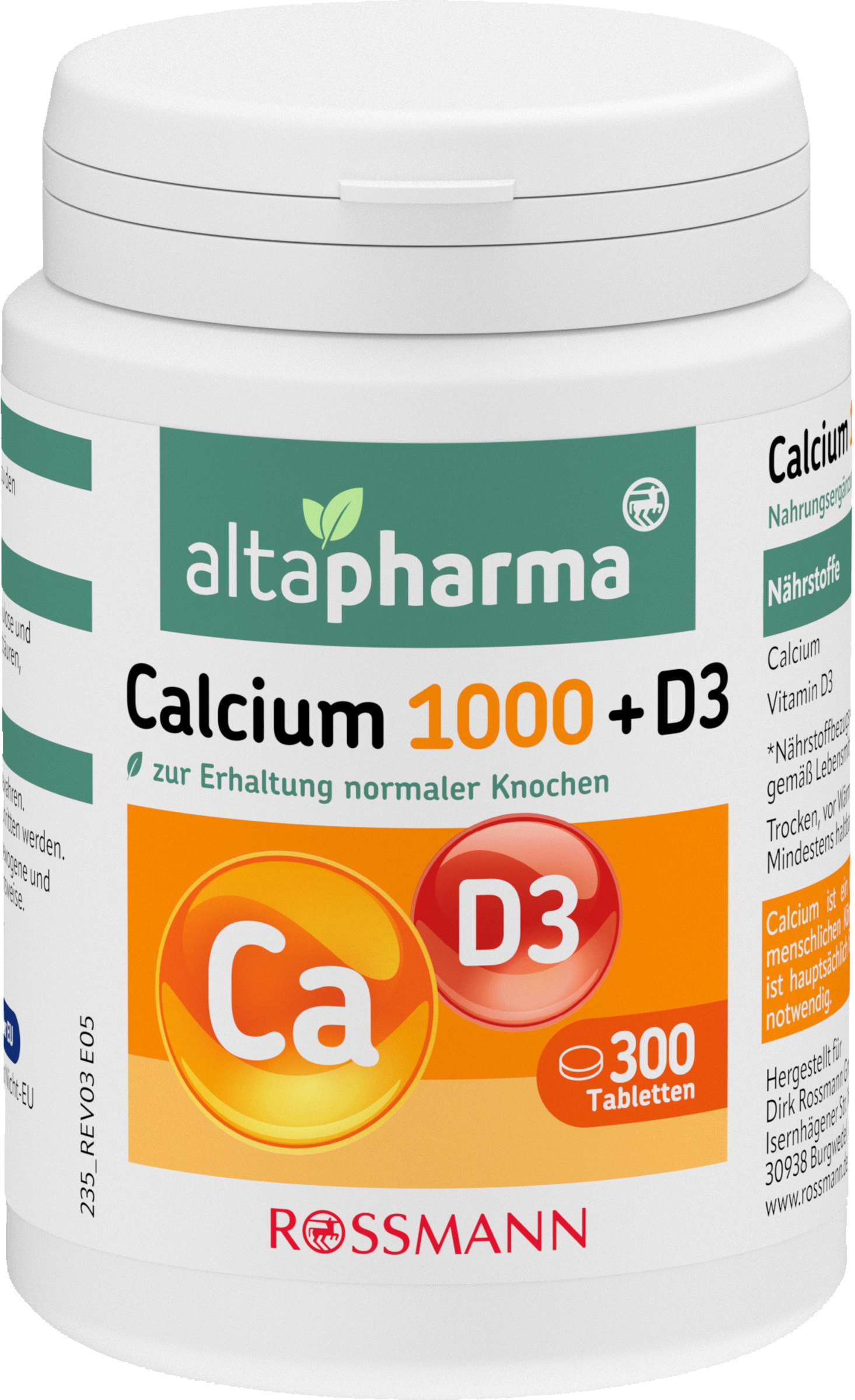 altapharma Calcium 1000 + Vitamin D3 online kaufen | rossmann.de
