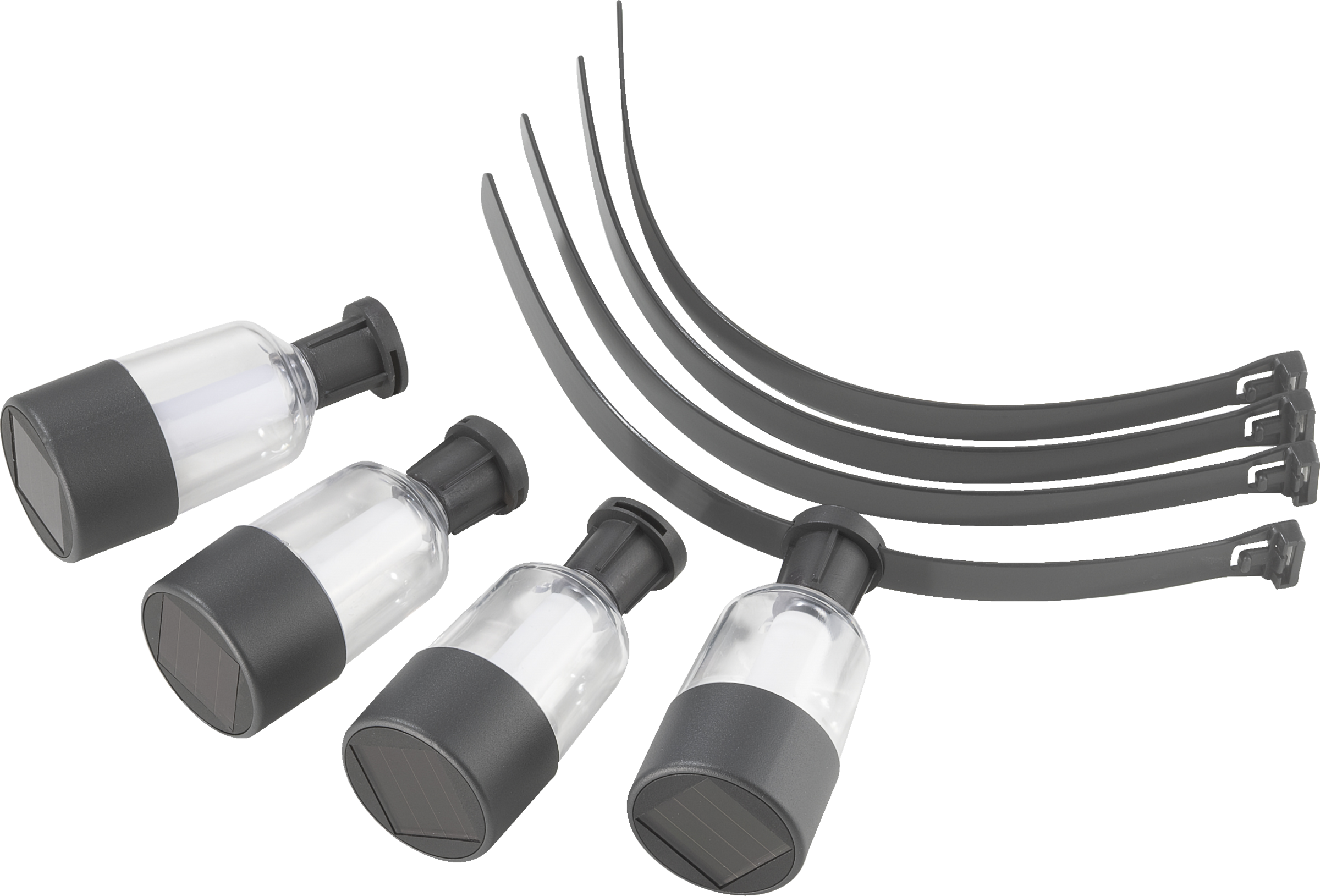 IDEENWELT Solar-Balkonleuchten, 4er-Set online kaufen | rossmann.de