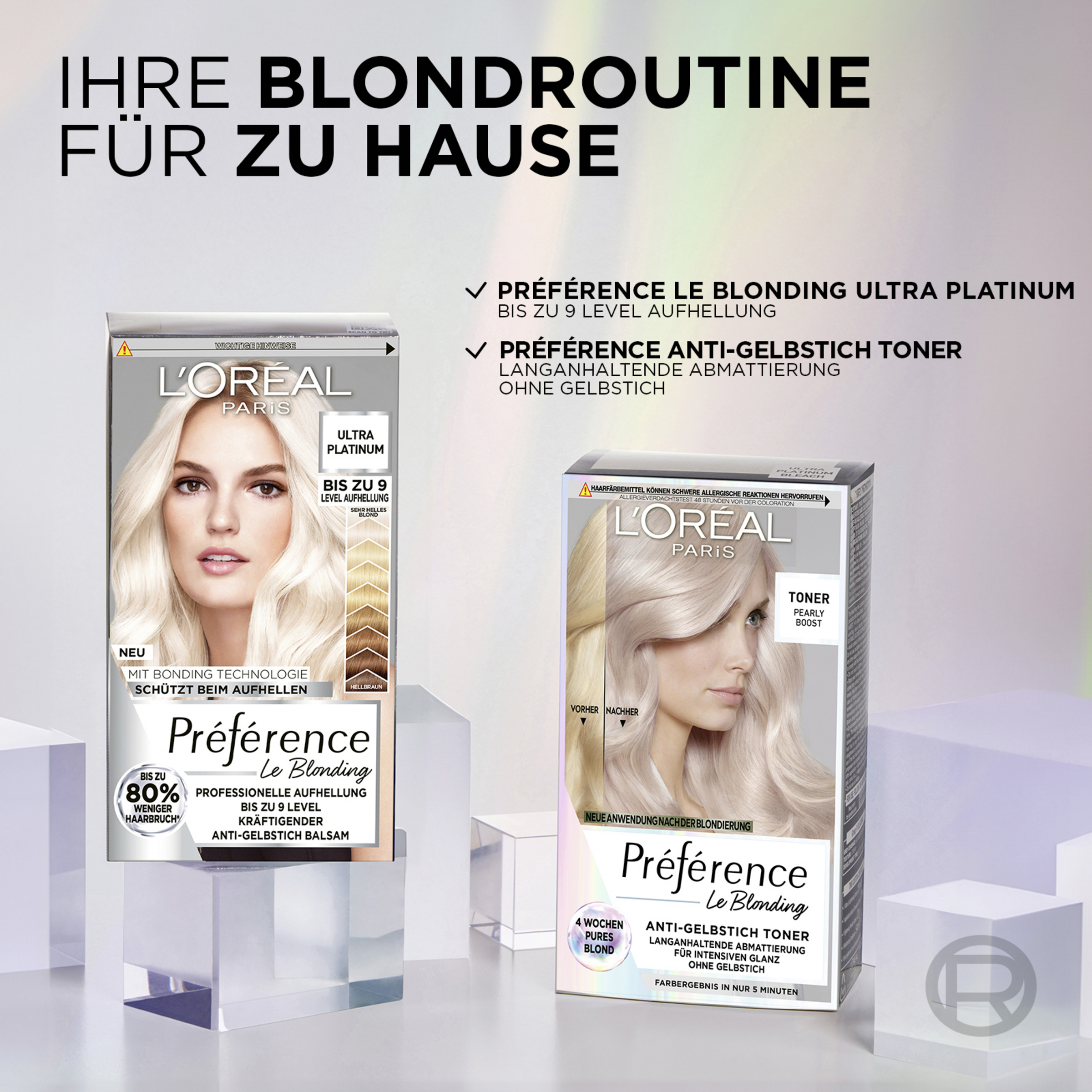 L’Oréal Paris Préférence Le Blonding Toner 01 Platinum Ice online ...