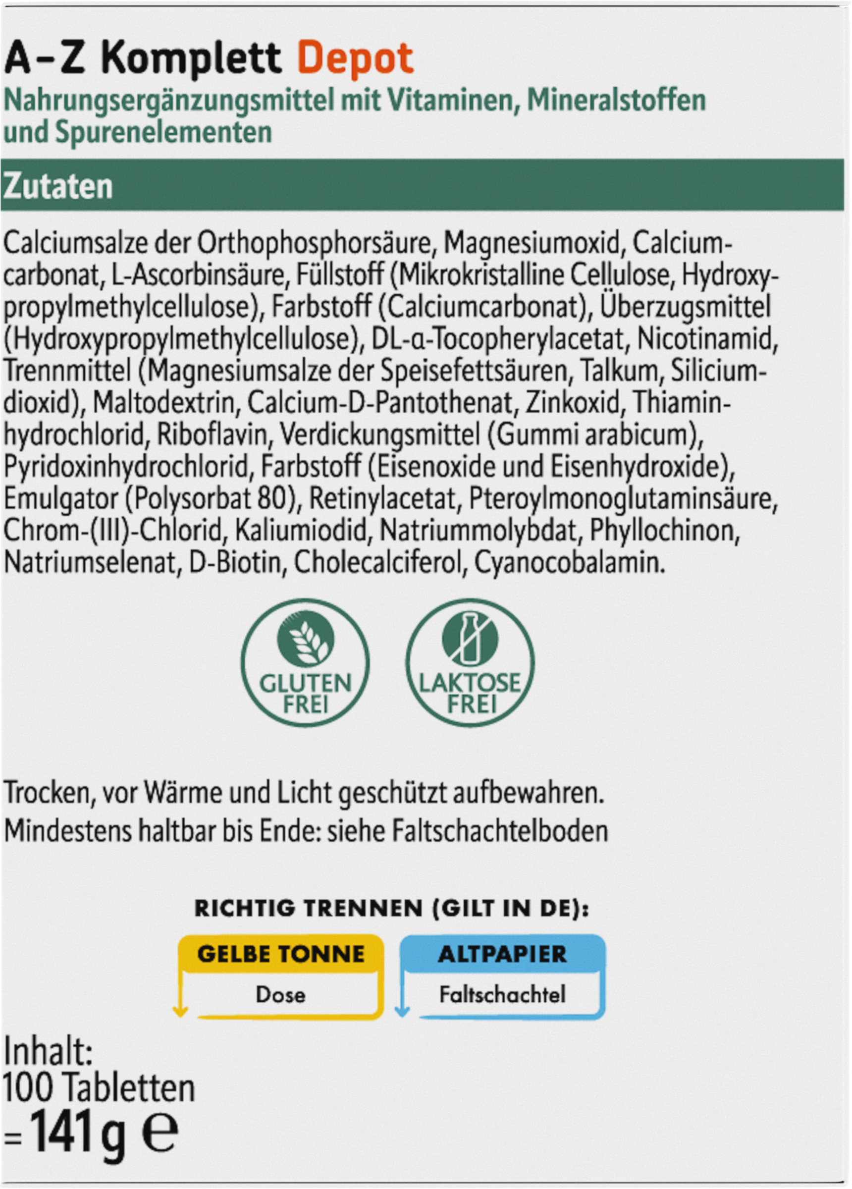 altapharma A-Z Depot Multivitamin + Mineral online kaufen | rossmann.de