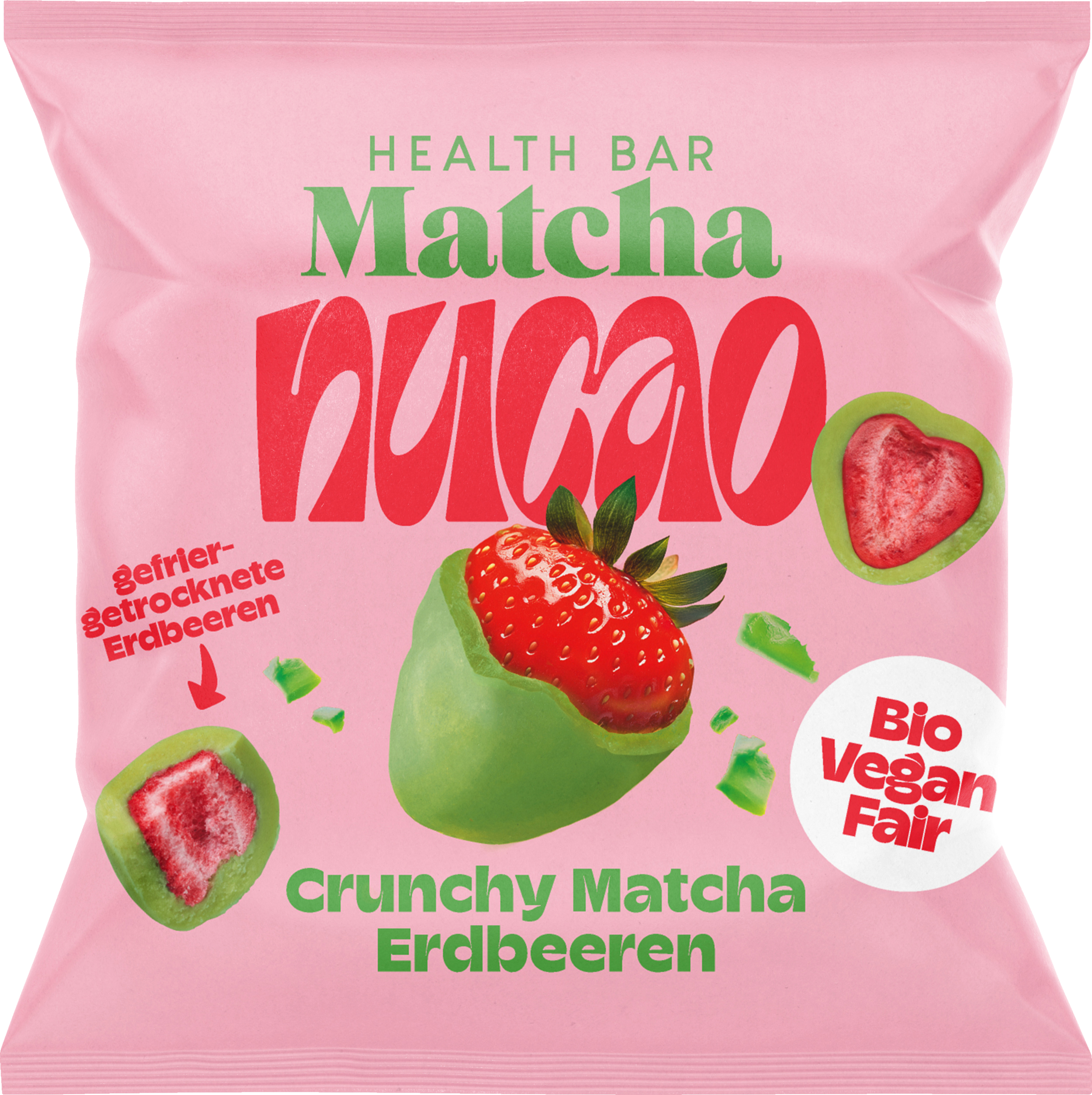 Nucao Bio Crunchy Matcha gefriergetrocknete Erdbeeren online kaufen ...