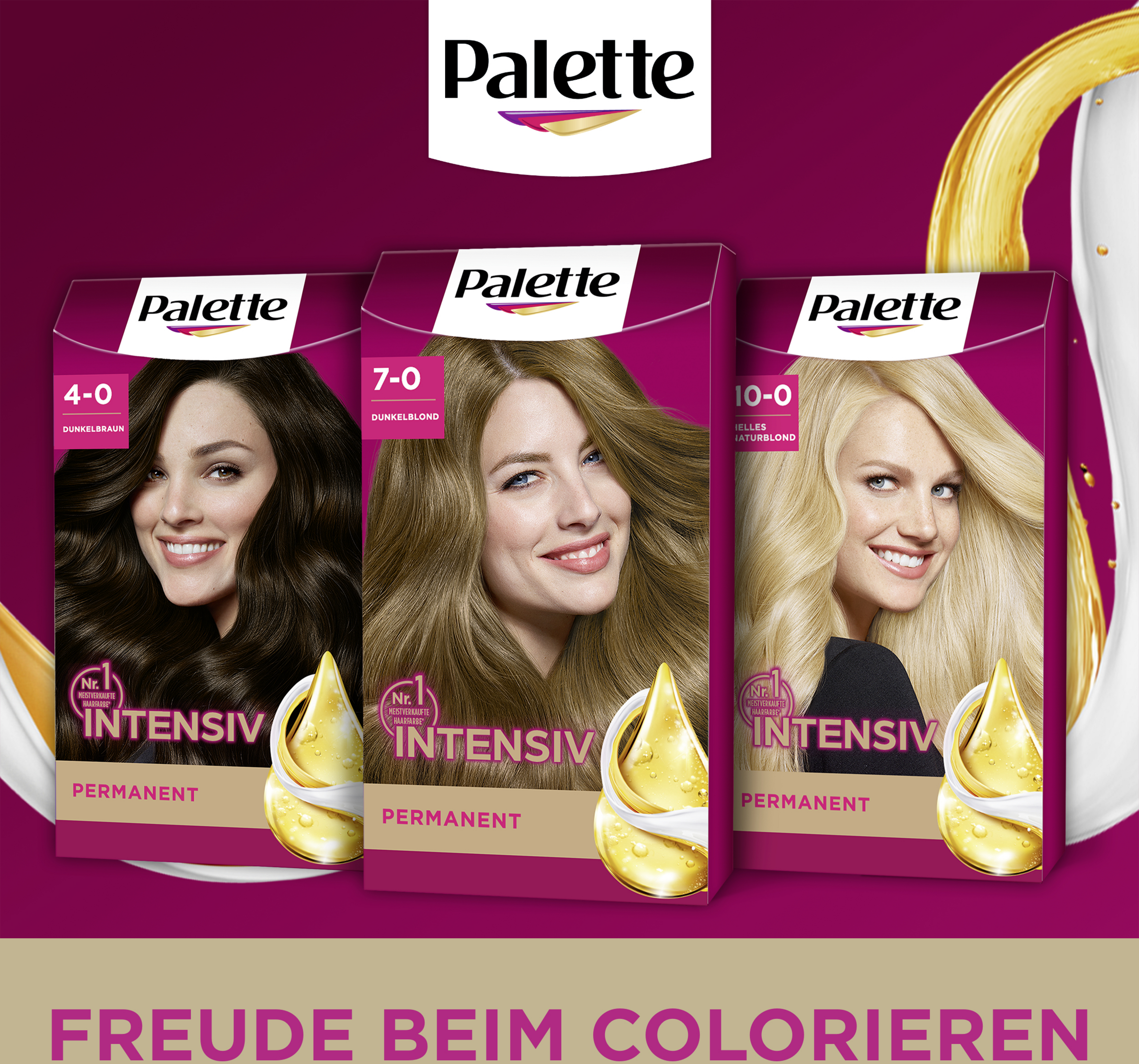 Poly Palette Intensiv Creme Coloration 7-0500 Dunkelblond online kaufen ...