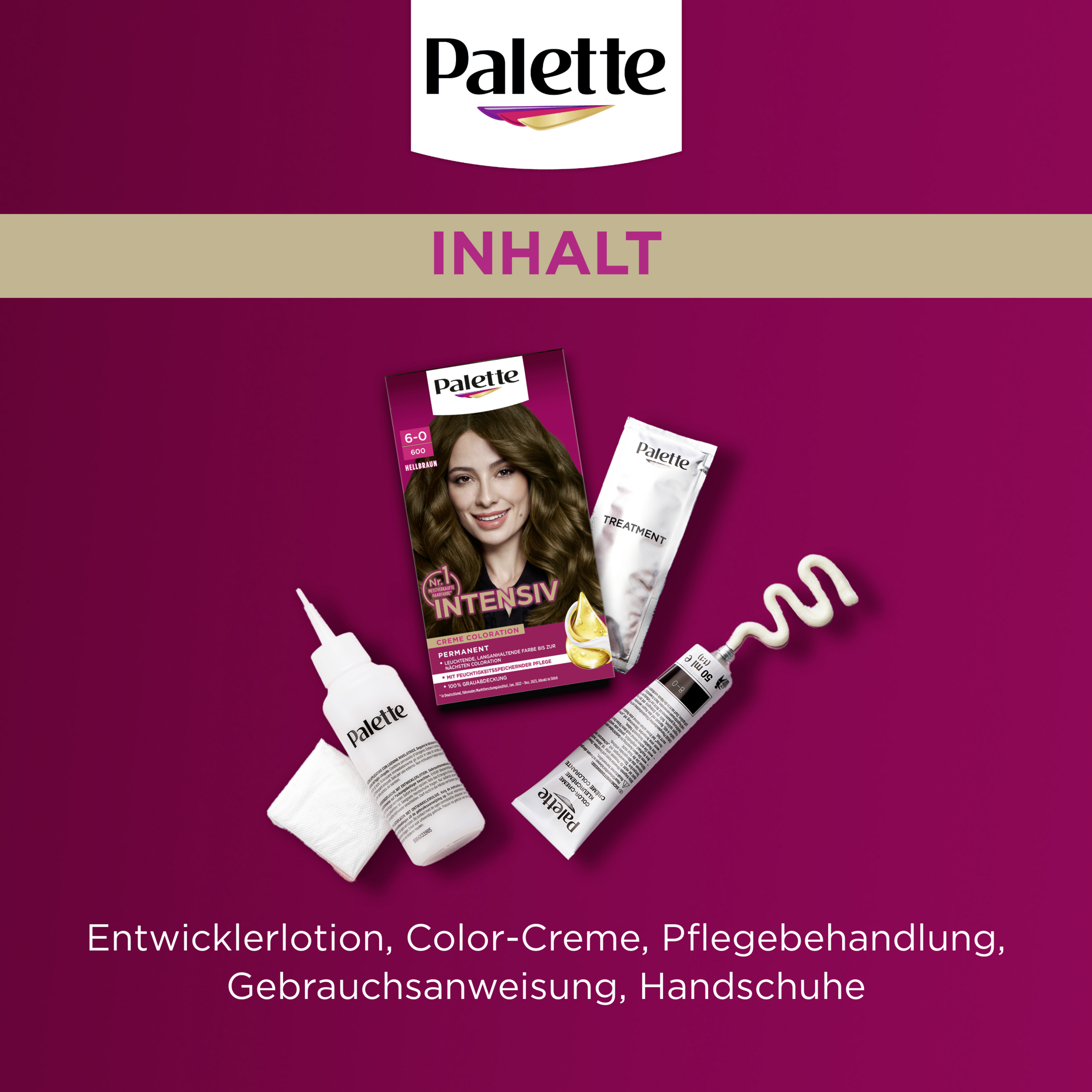 Poly Palette Intensiv Creme Coloration 6-0600 Hellbraun online kaufen ...