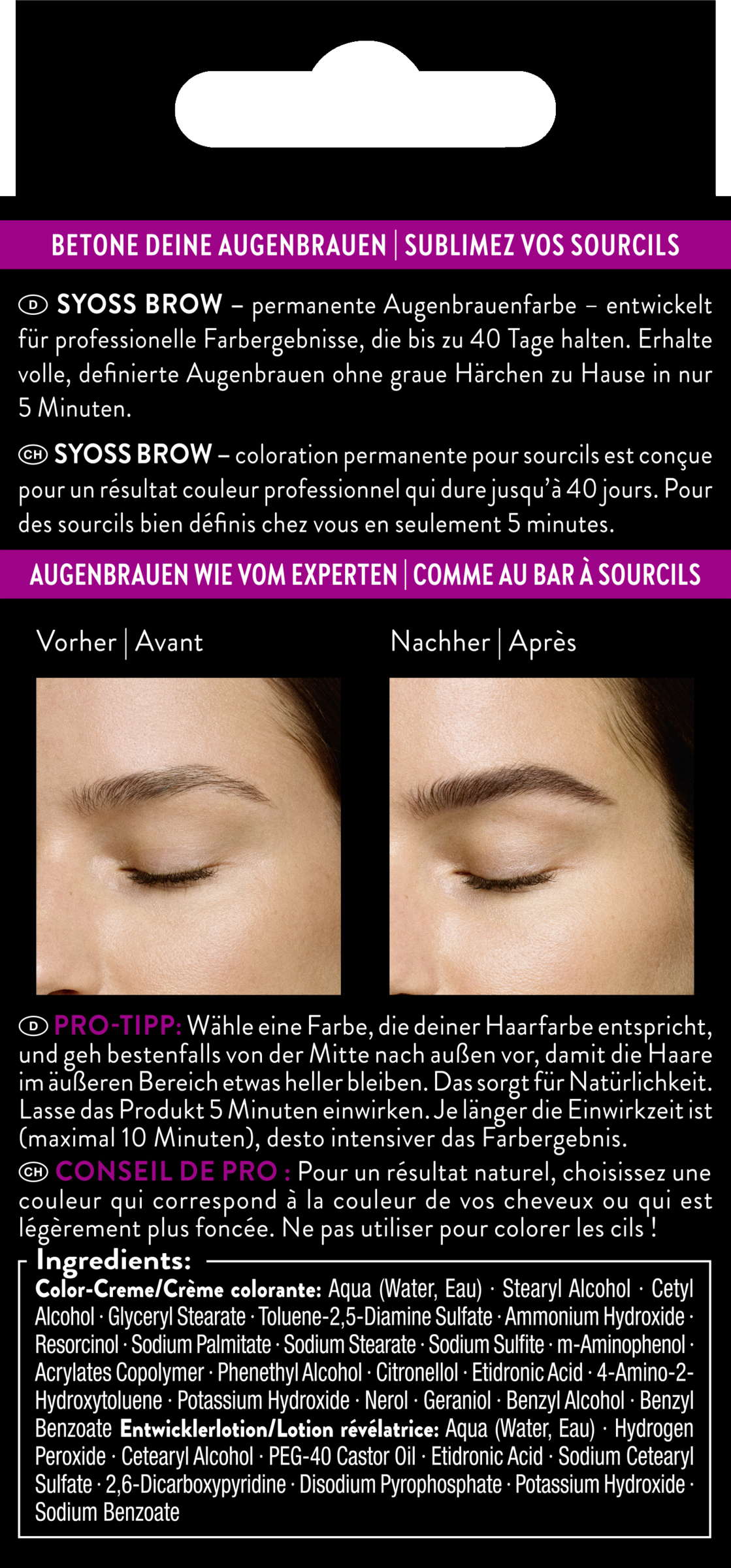 Syoss Augenbrauenfarbe Kit Dunkelbraun 4-1 online kaufen | rossmann.de