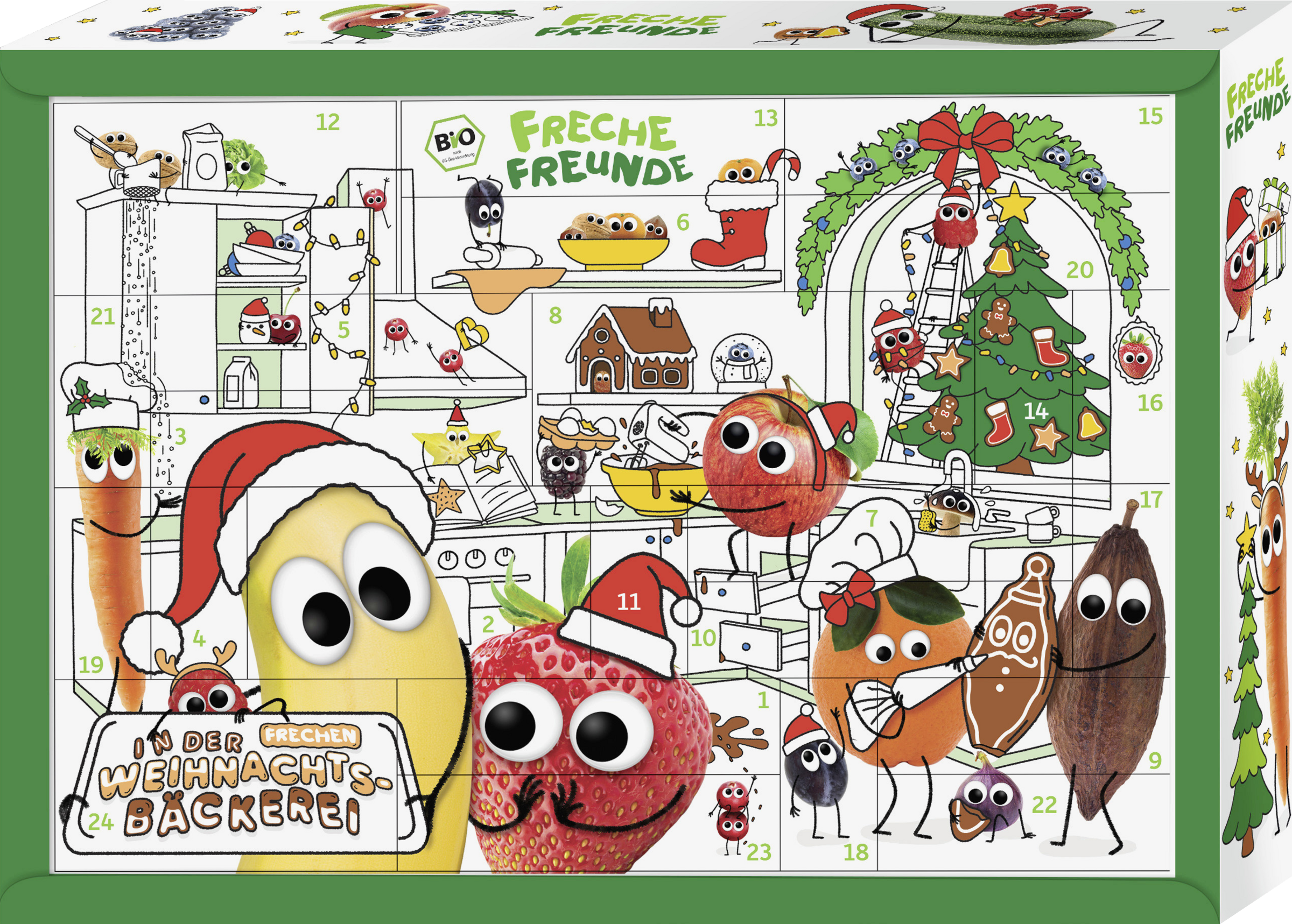 Freche Freunde Bio Adventskalender (Inhalt 24 Stück) 2025 online kaufen ...