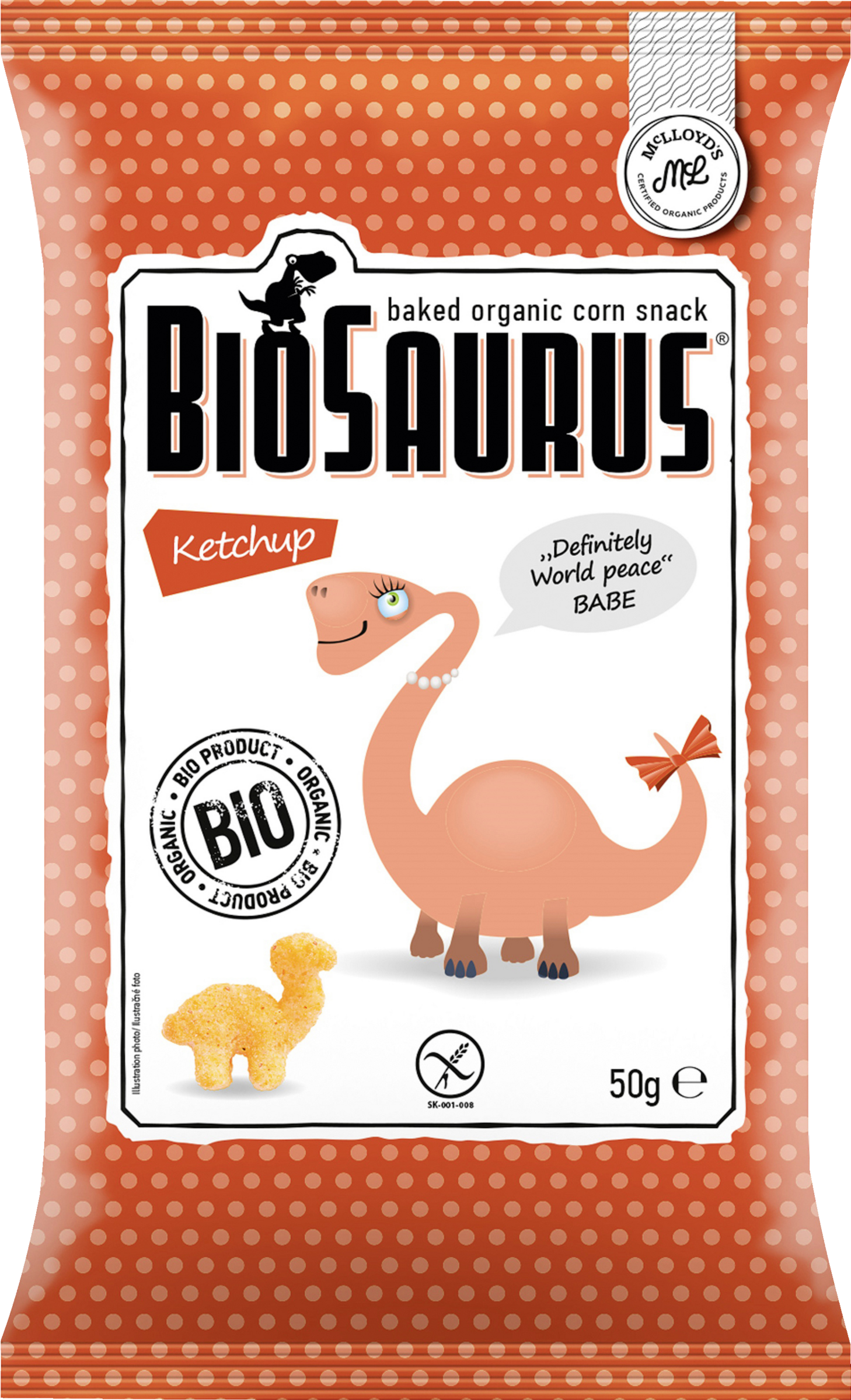 BioSaurus Bio Snack gebackener Mais Babe Ketchup online kaufen ...