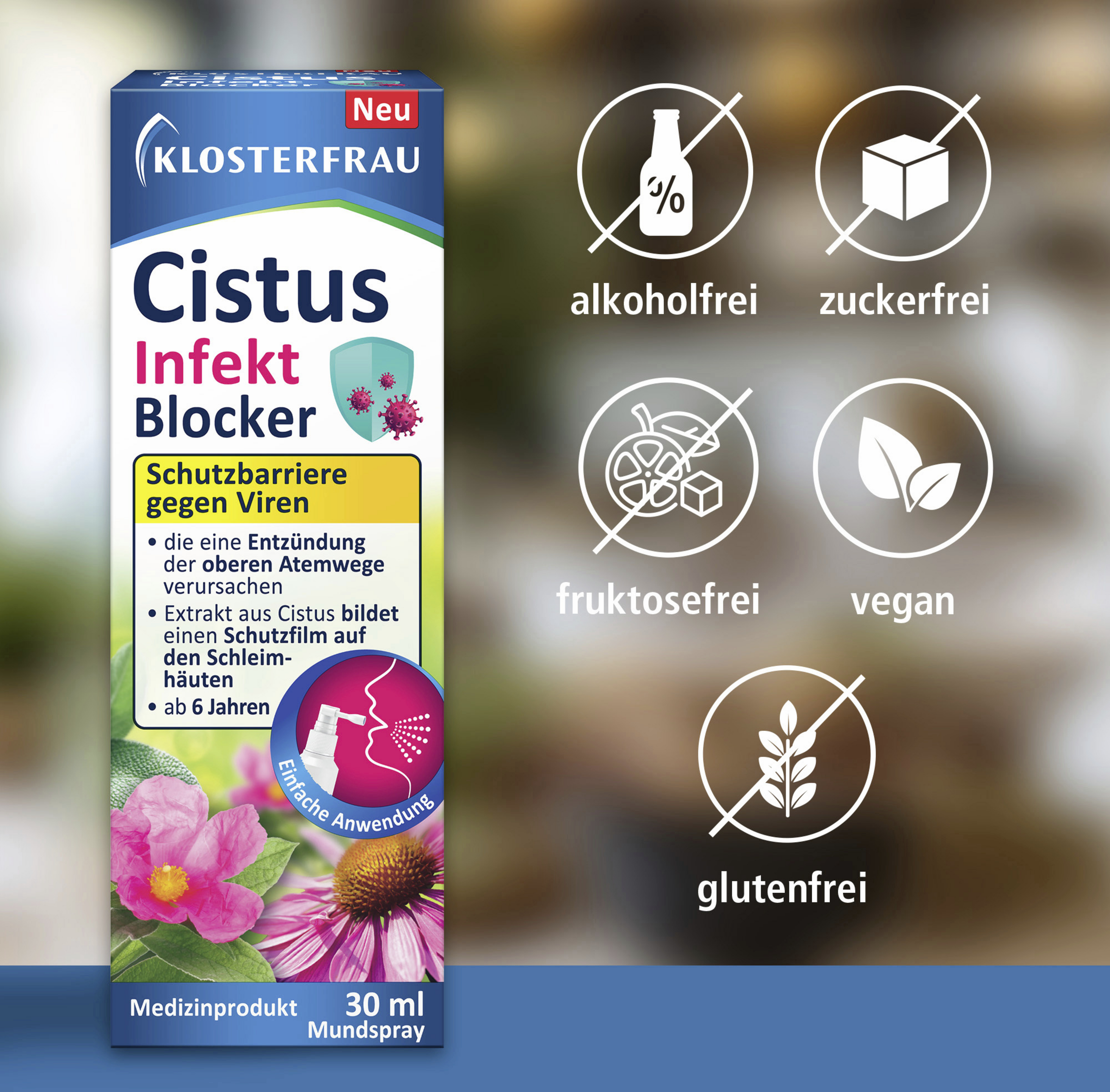Klosterfrau Cistus Infekt Blocker Rachenspray online kaufen | rossmann.de