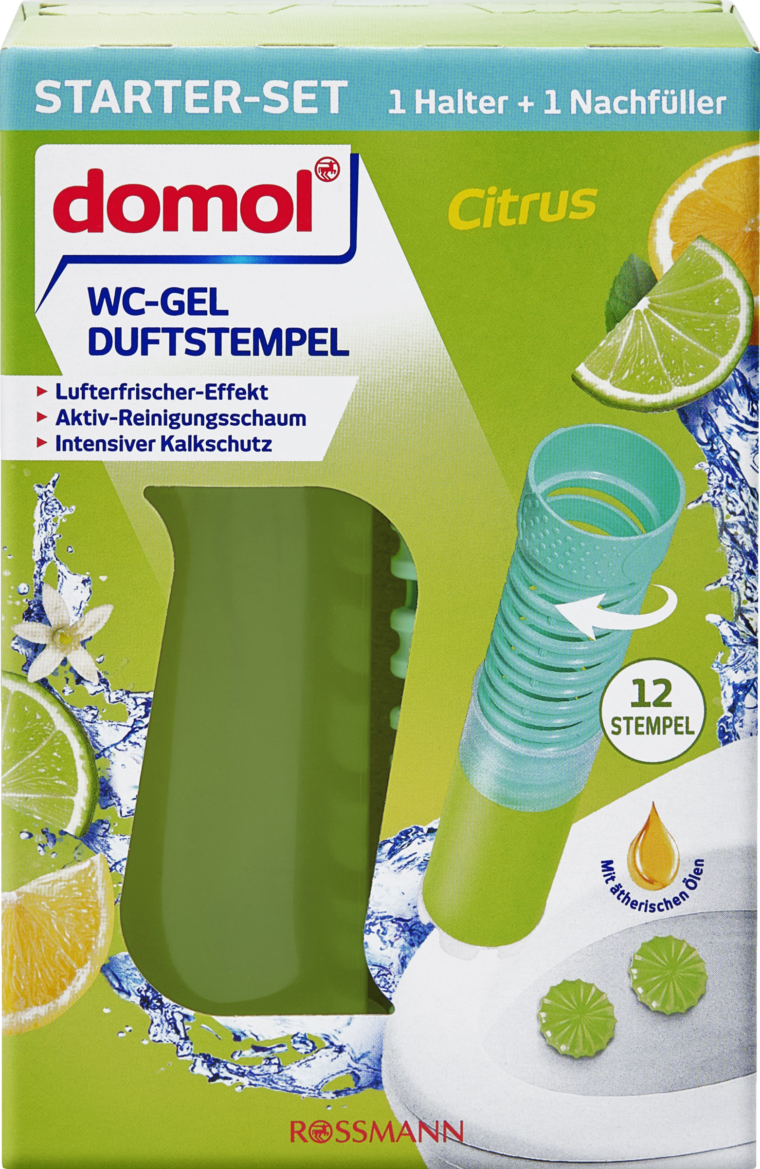 domol WC-Gel Duftstempel Citrus Starter-Set online kaufen | rossmann.de