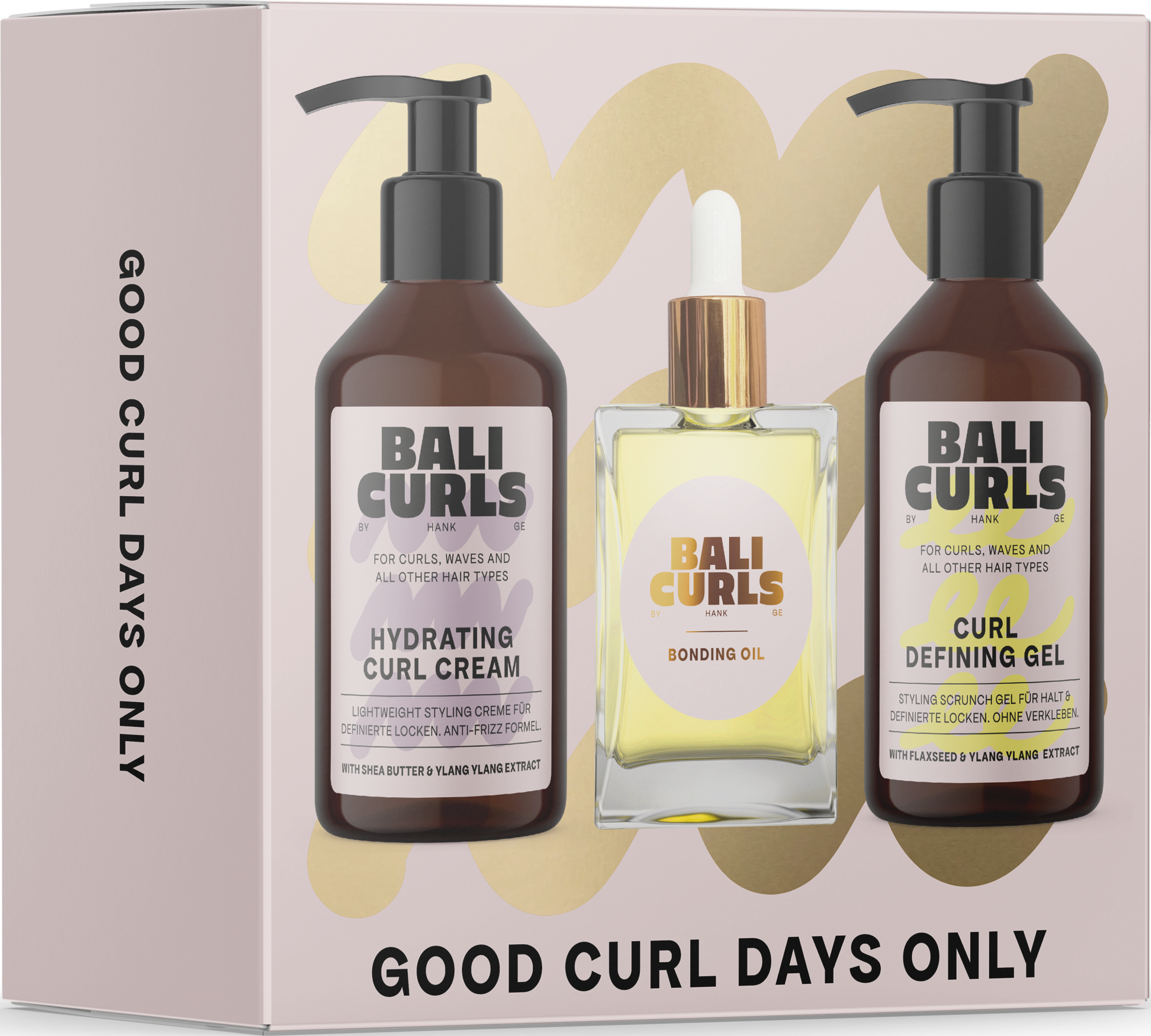 Bali Curls Geschenkset 3: Curl Defining Gel + Hydrating Curl Cream ...