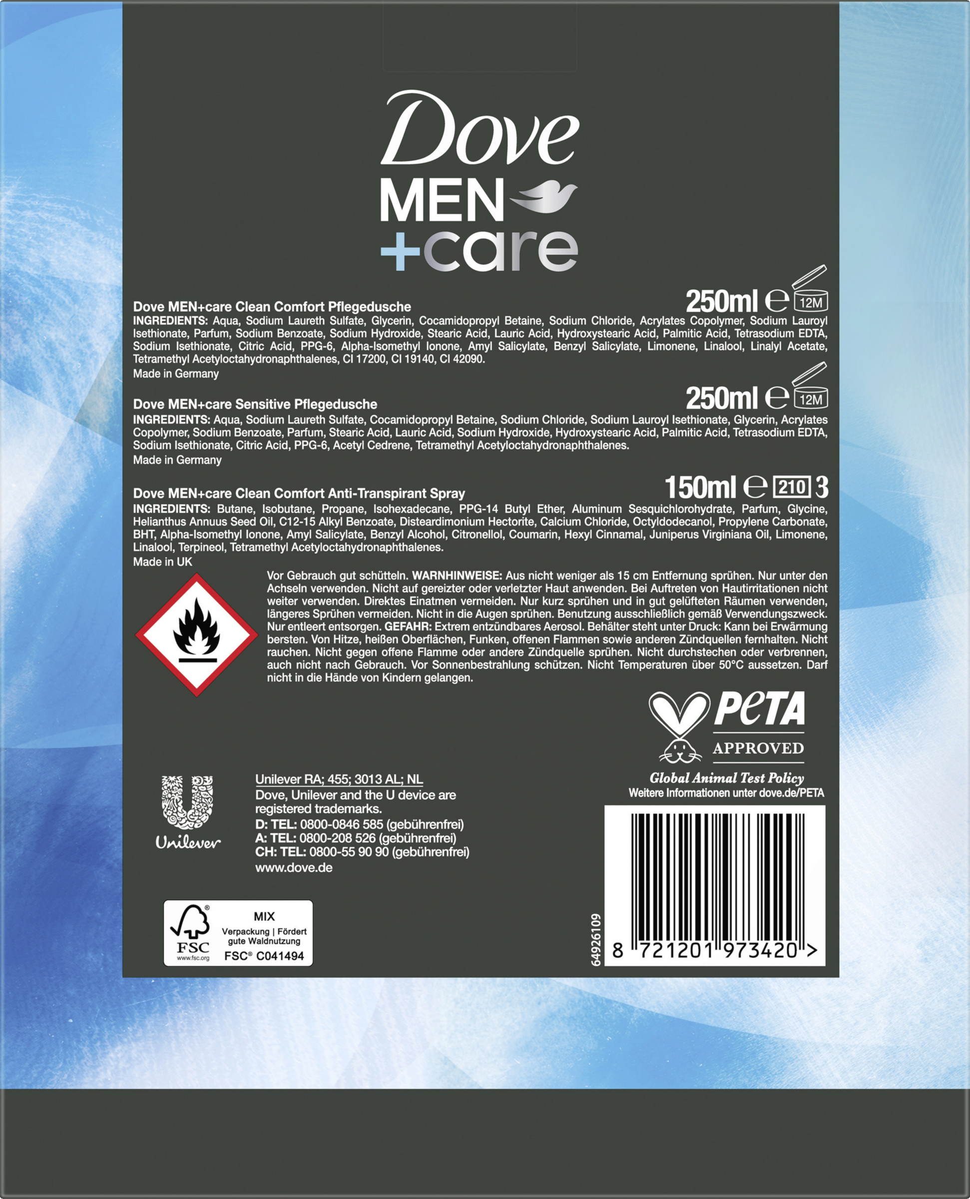 Dove Men+Care Refresh+care Geschenkset | rossmann.de