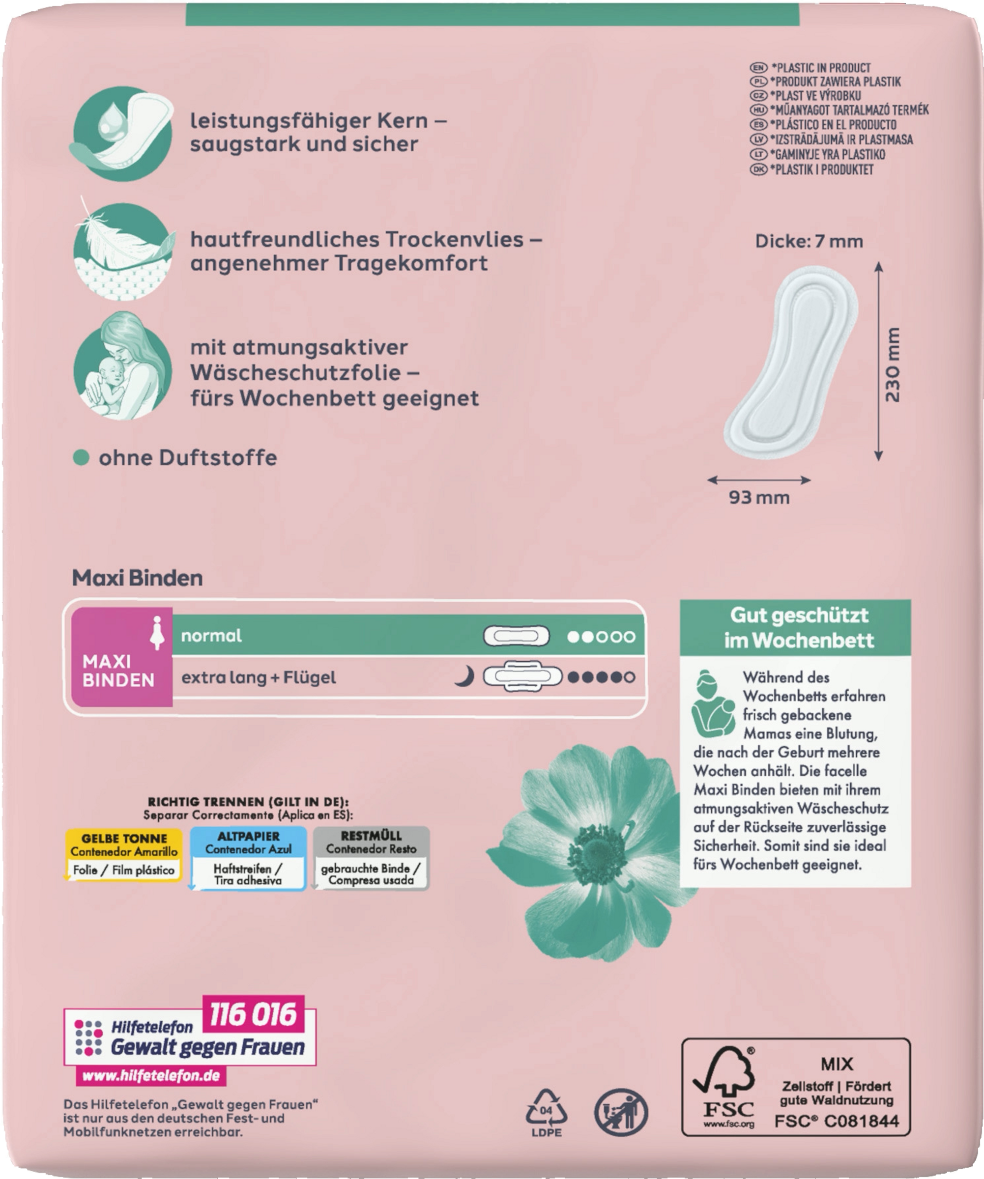 facelle Maxi Binden Normal online kaufen | rossmann.de