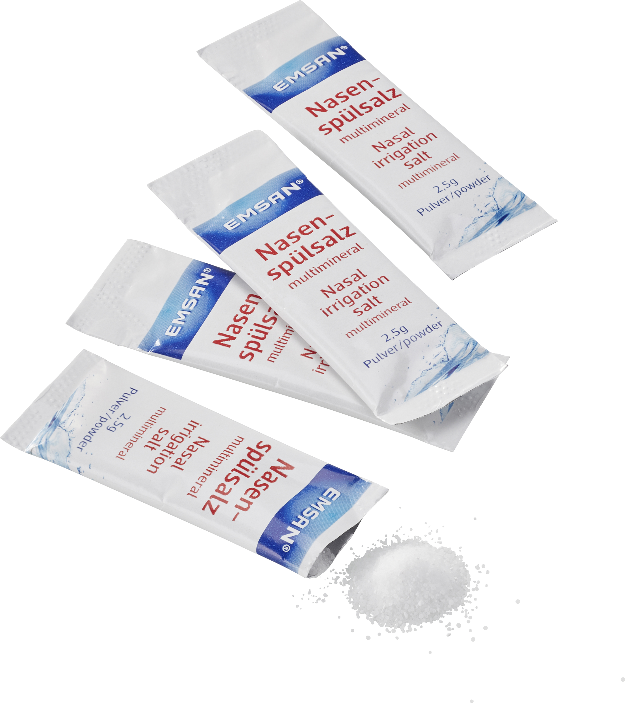 Emsan Nasendusche Komplett-Set, mit 20 Beuteln Nasenspülsalz, 1 Stück ...