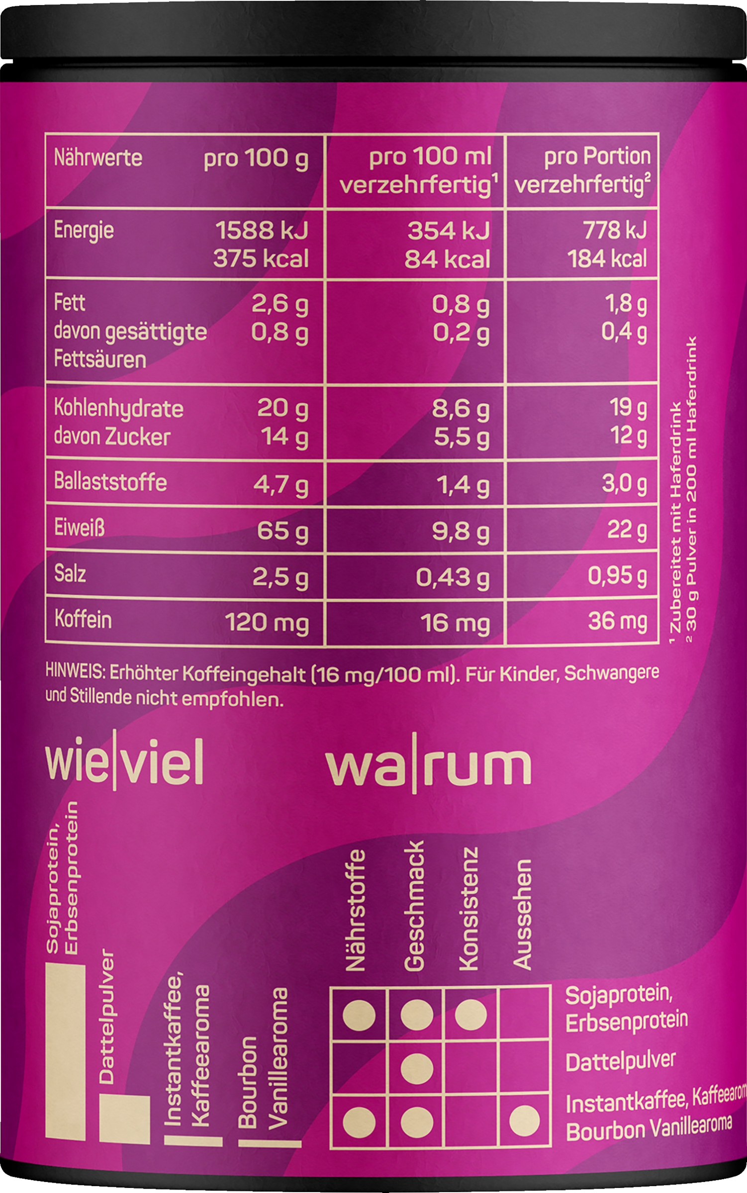 Naduria Bio Vegan Protein Iced Coffee Bourbon Vanille online kaufen ...